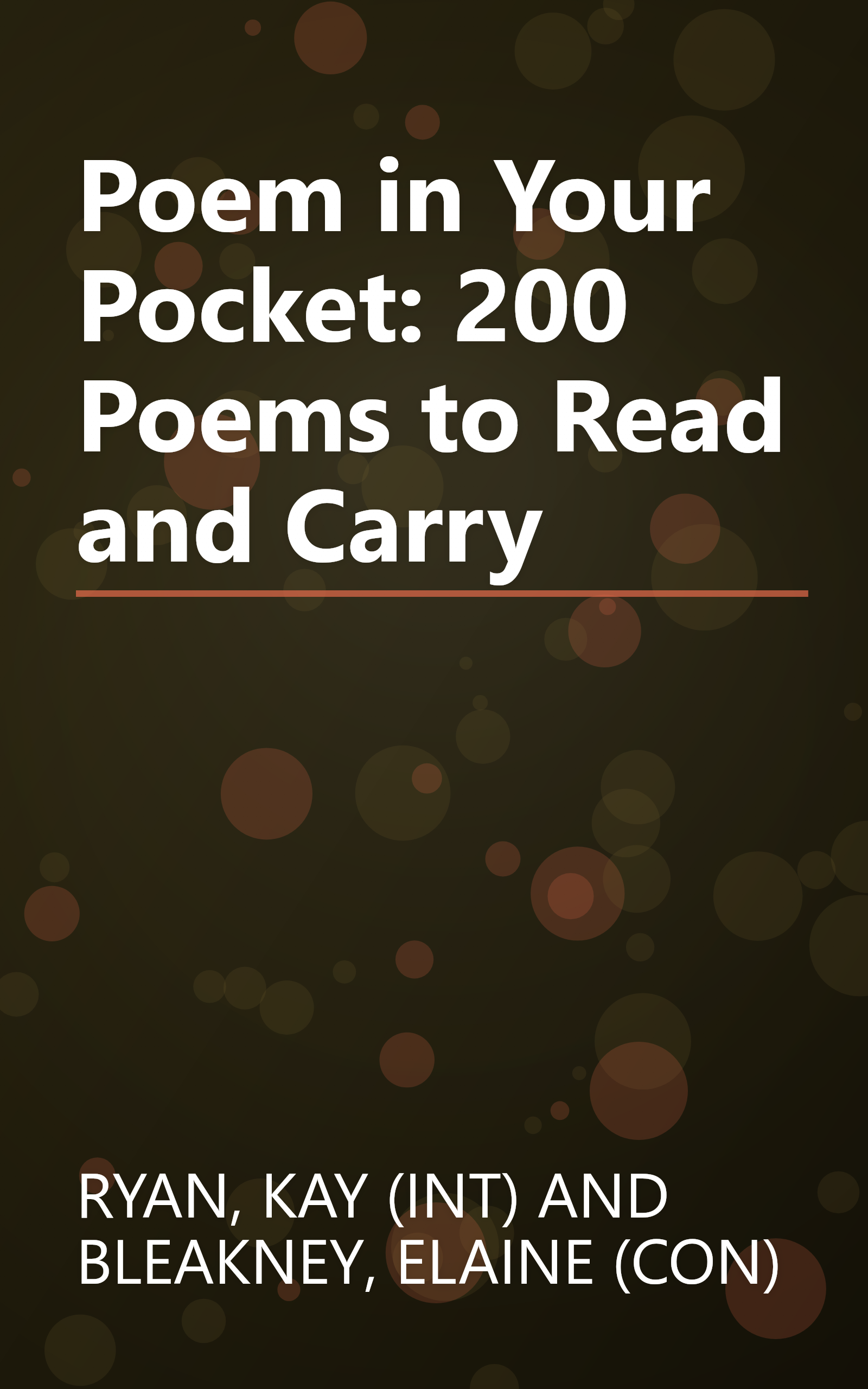 Poem in Your Pocket: 200 Poems to Read and Carry book cover