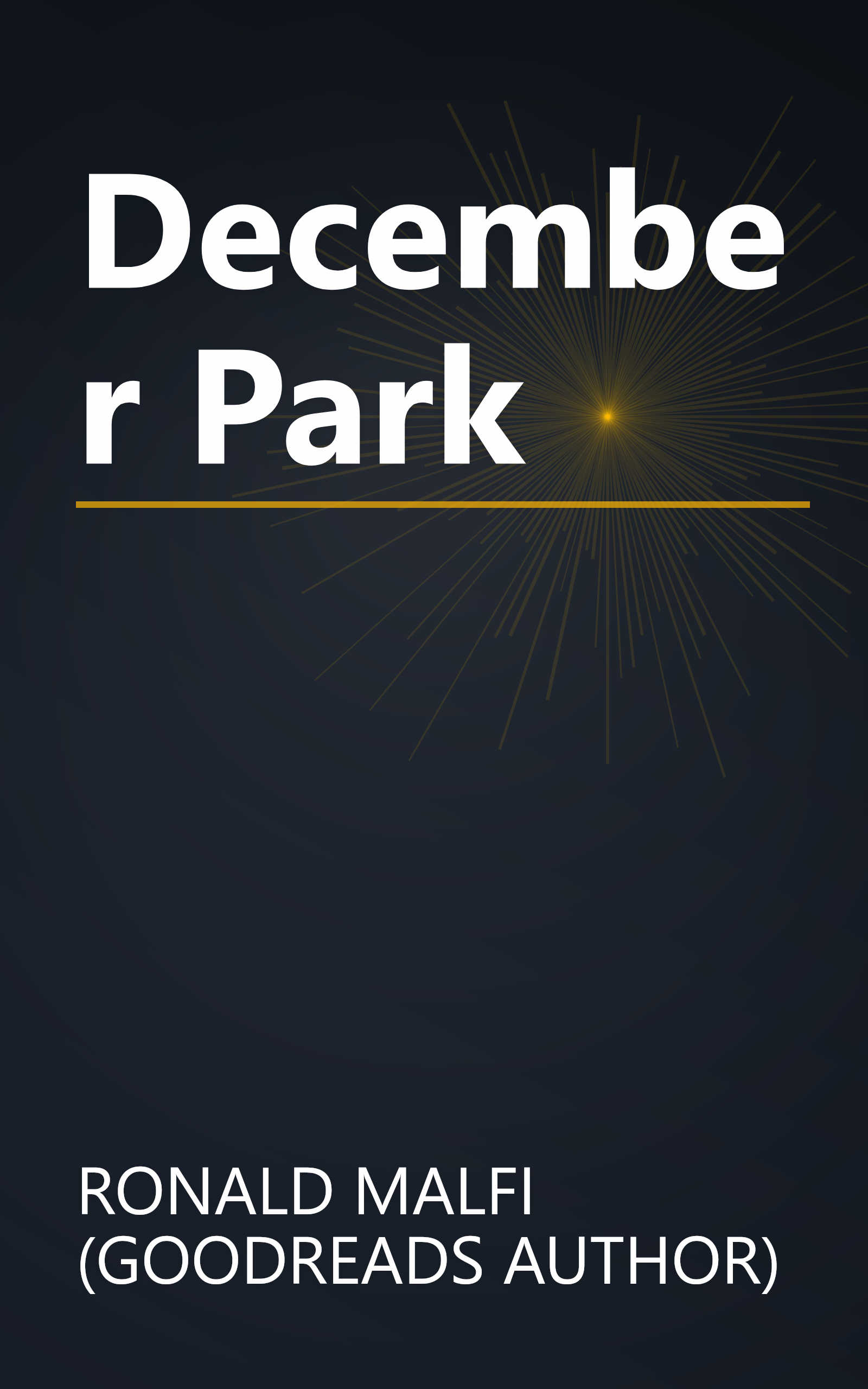 December Park book cover