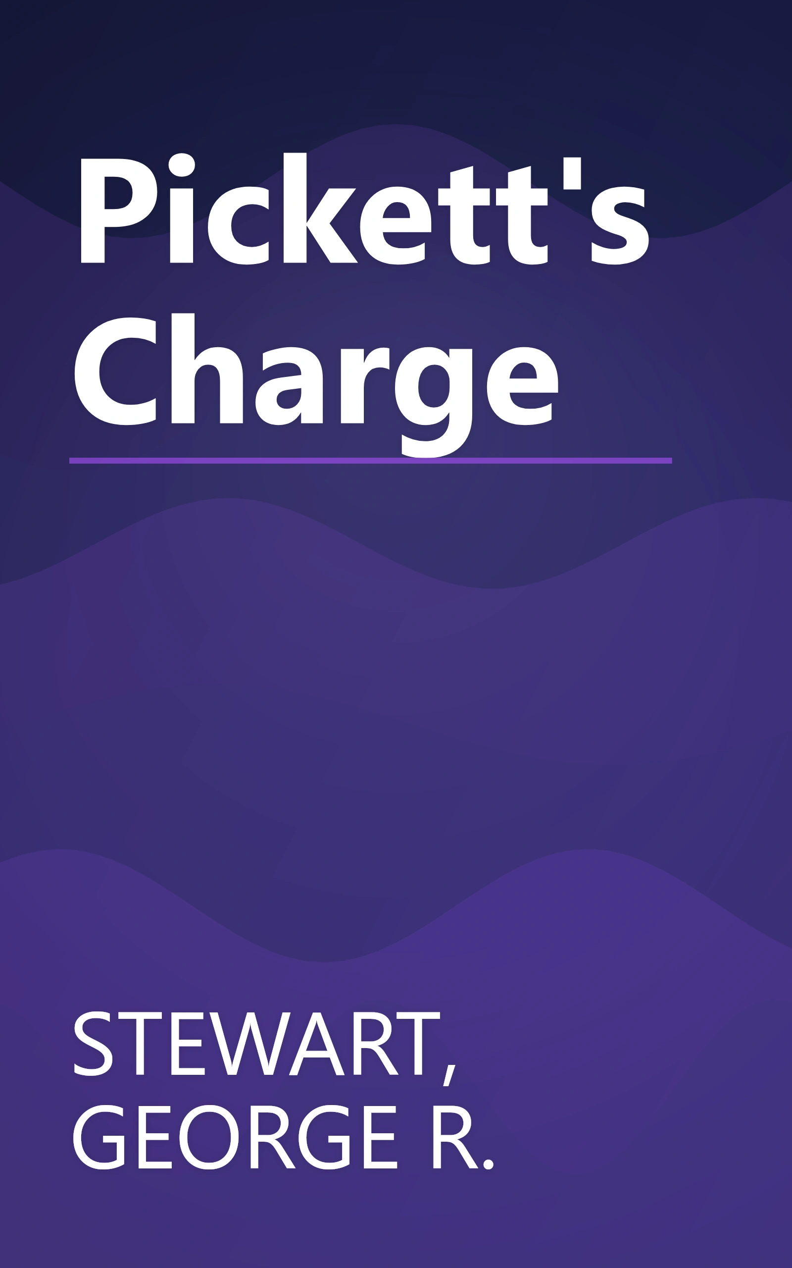 Pickett's Charge book cover