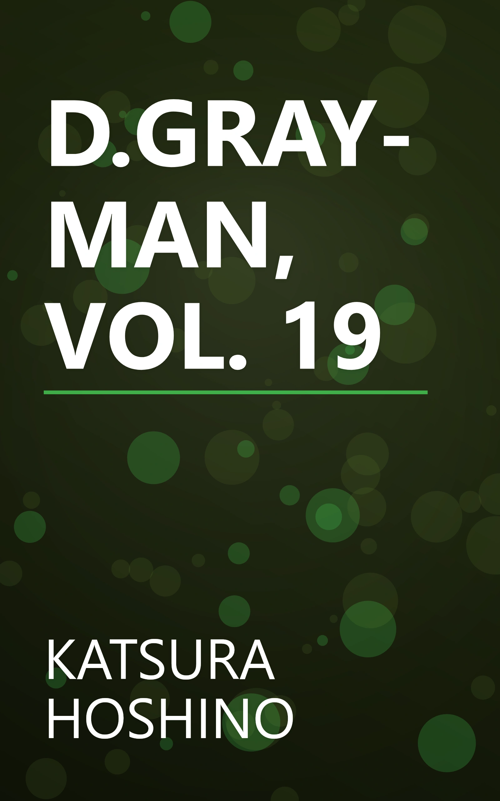 D.GRAY-MAN, VOL. 19 book cover