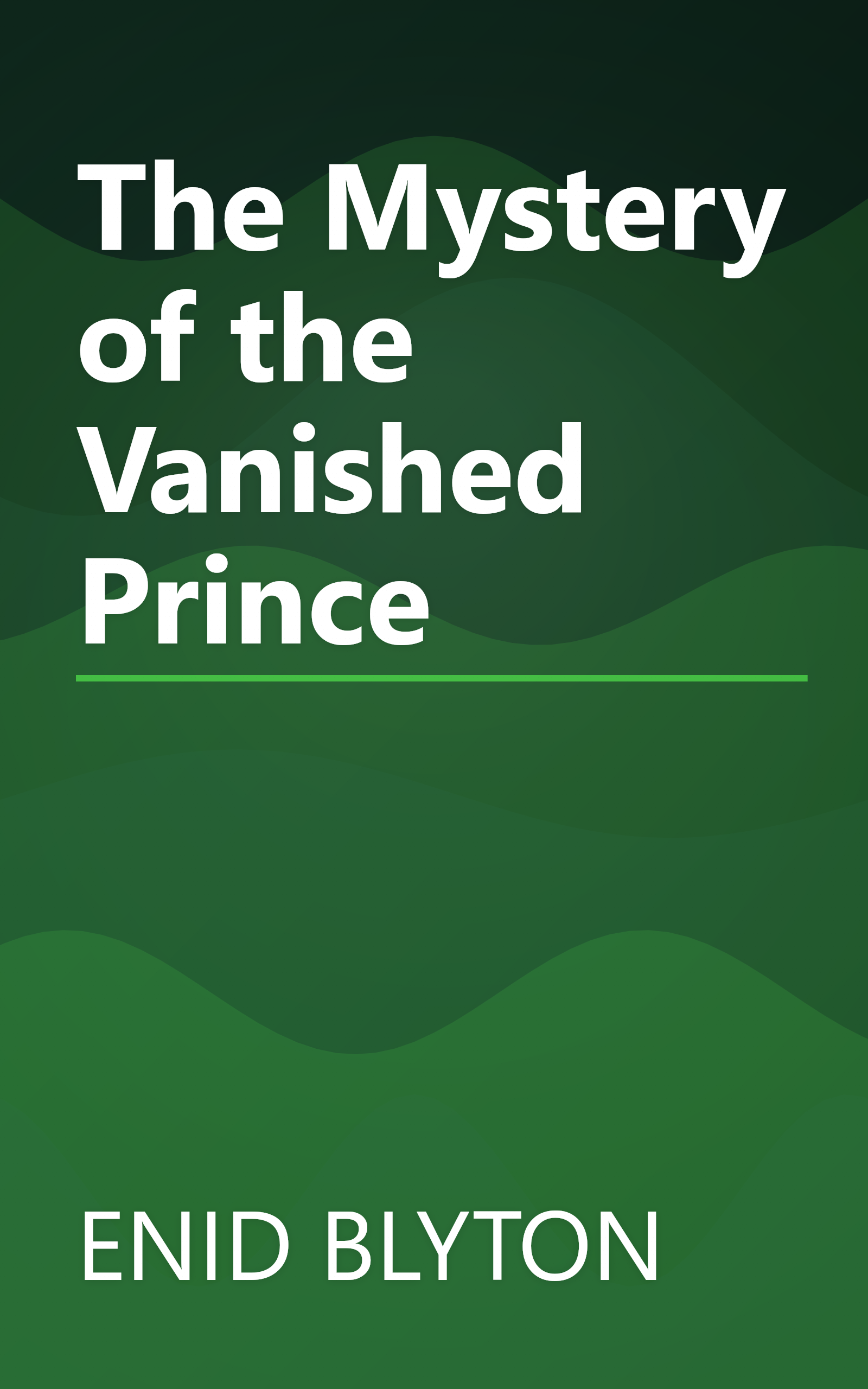 The Mystery of the Vanished Prince book cover