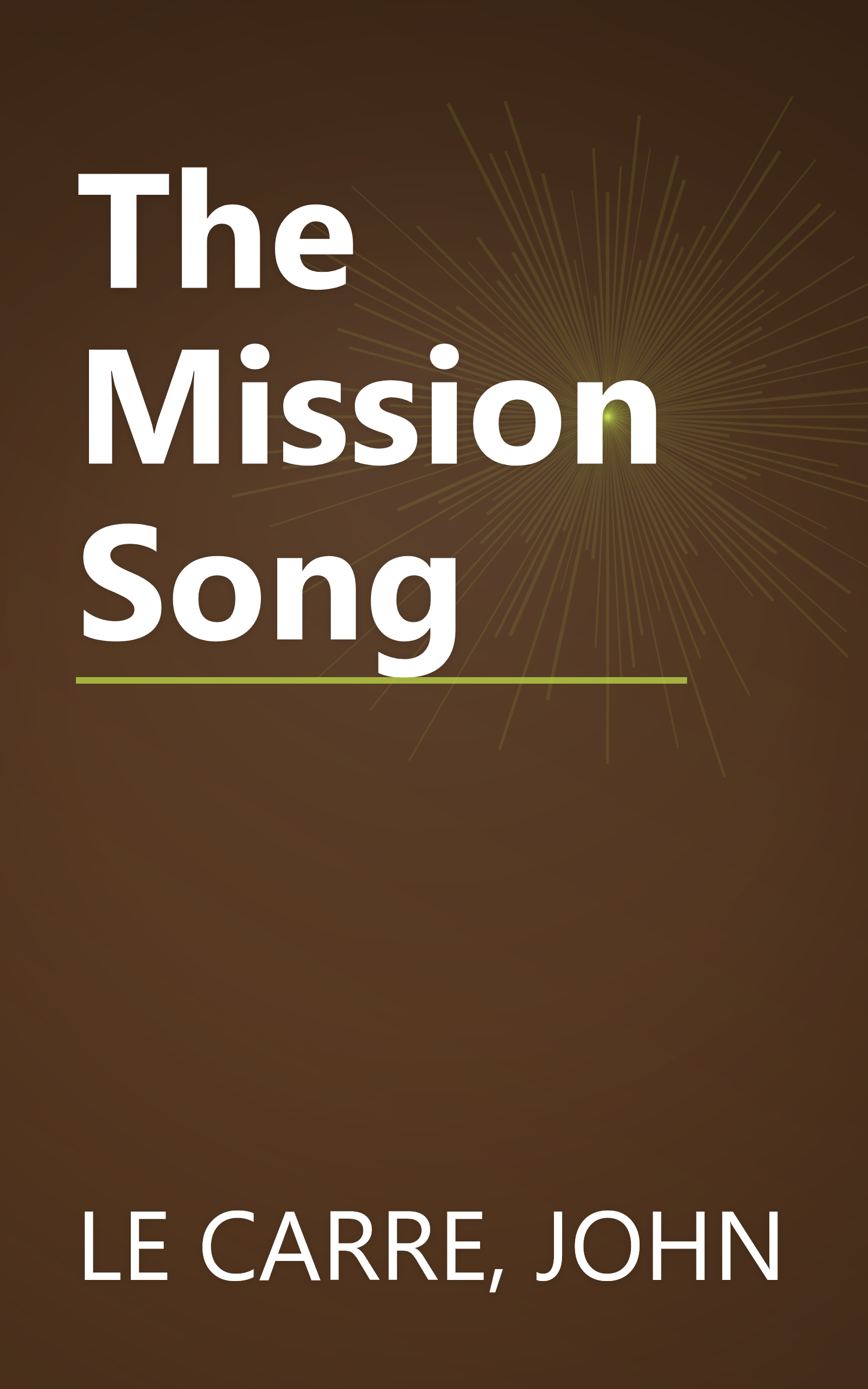The Mission Song book cover