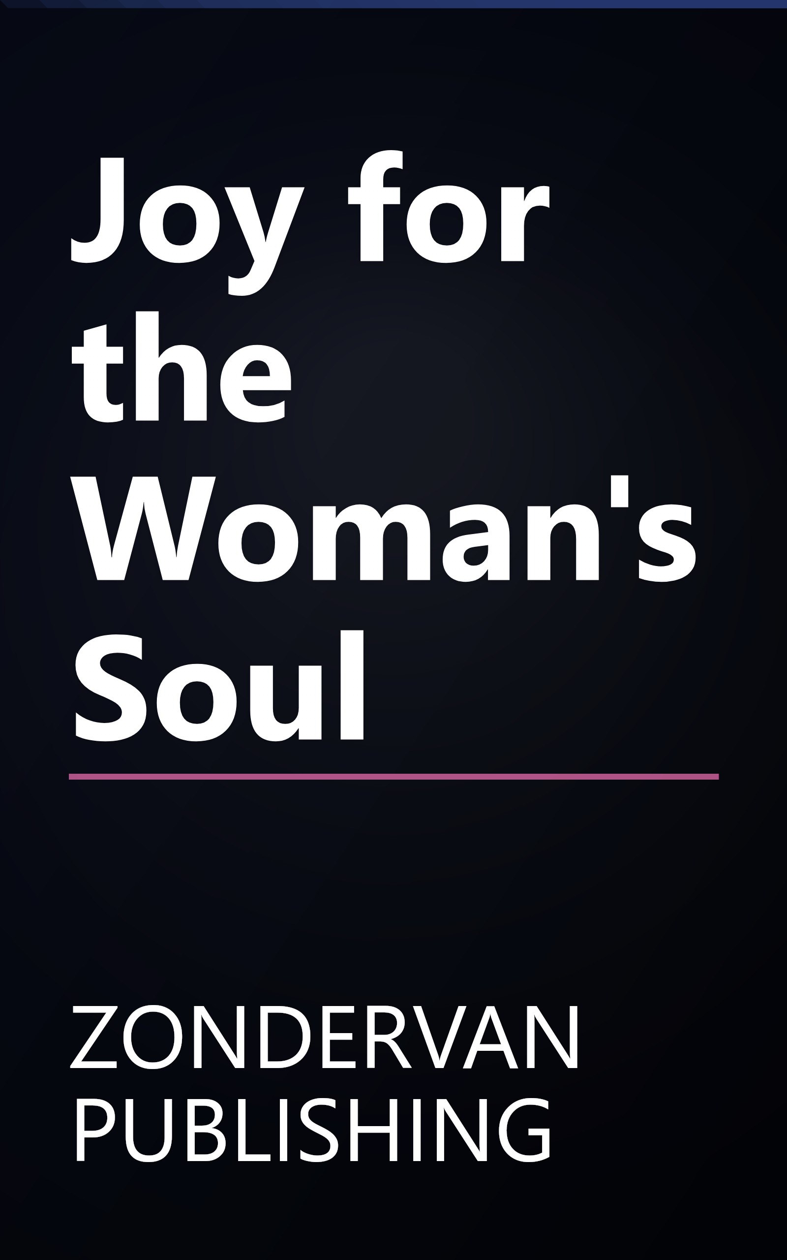 Joy for the Woman's Soul book cover