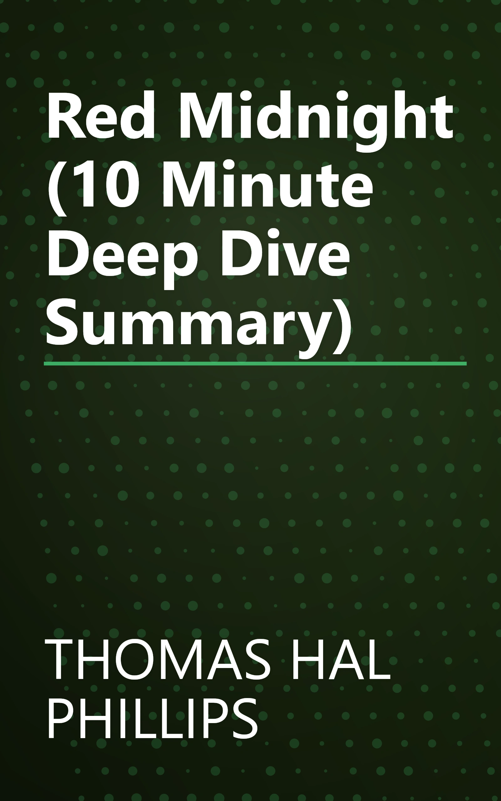 Red Midnight (10 Minute   Deep Dive Summary) book cover