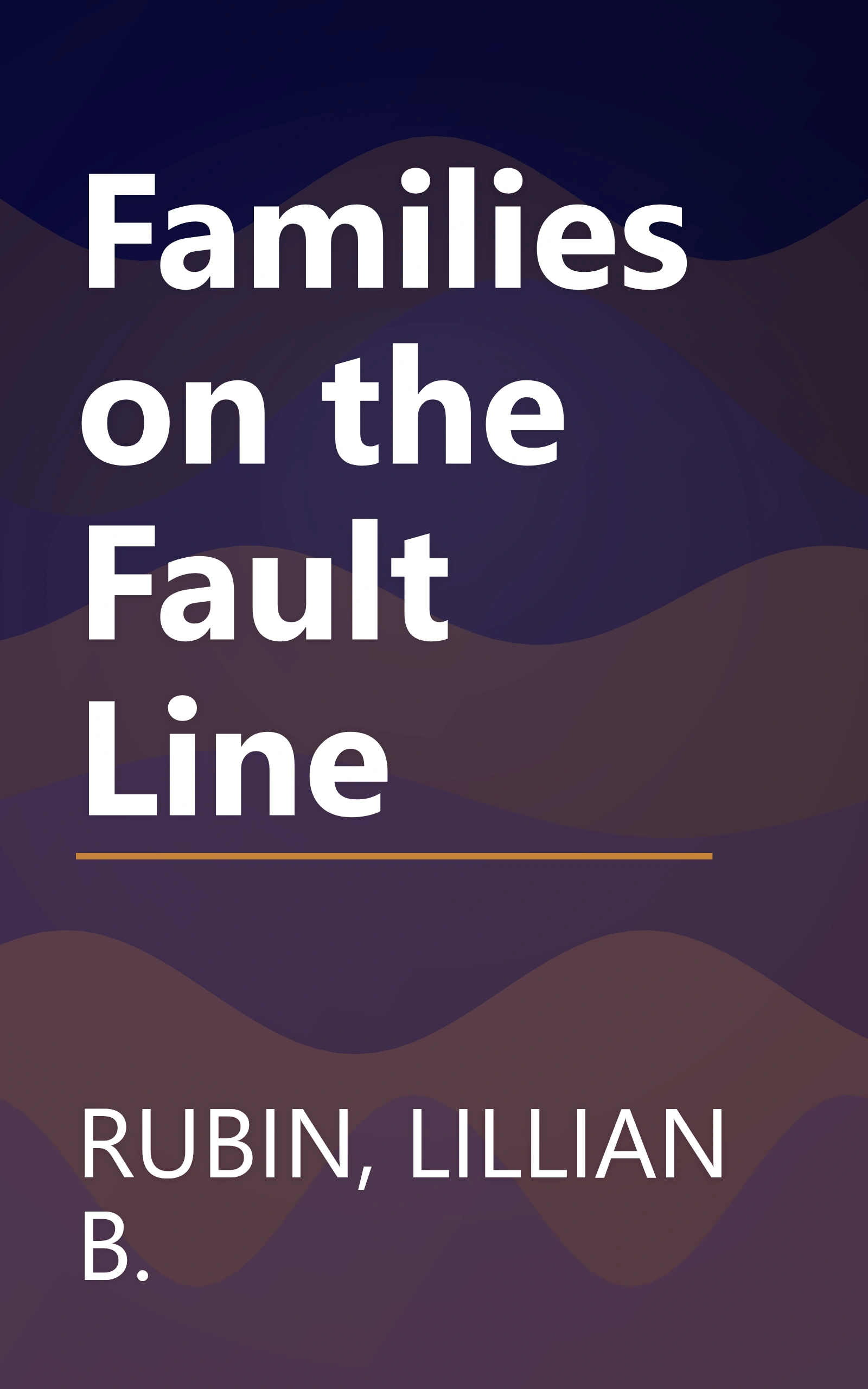 Families on the Fault Line book cover