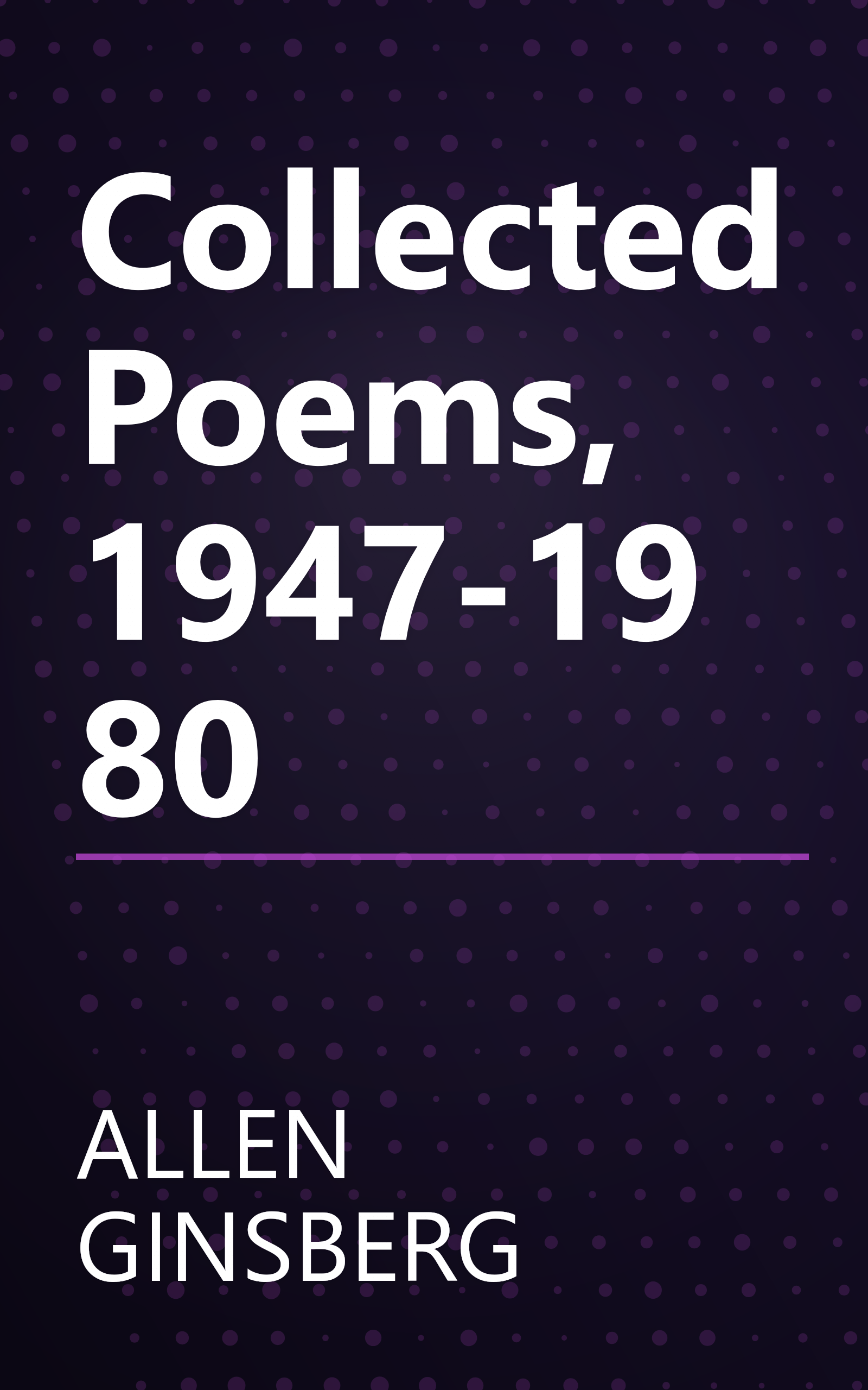 Collected Poems, 1947-1980 book cover