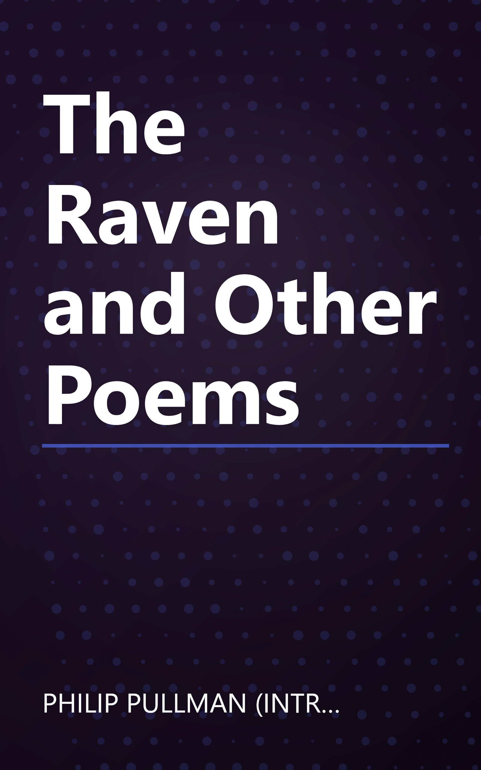 The Raven and Other Poems book cover