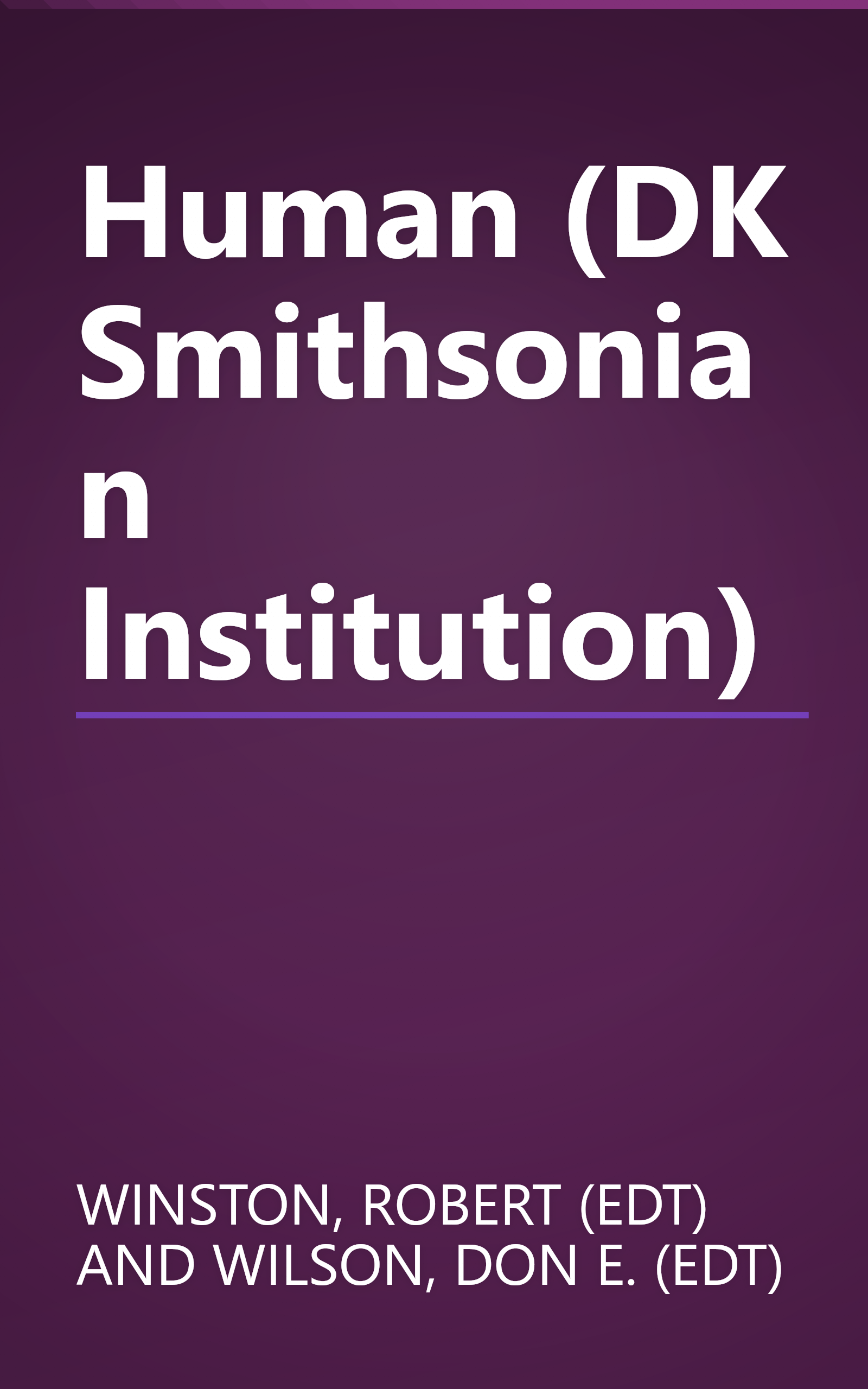 Human (DK Smithsonian Institution) book cover