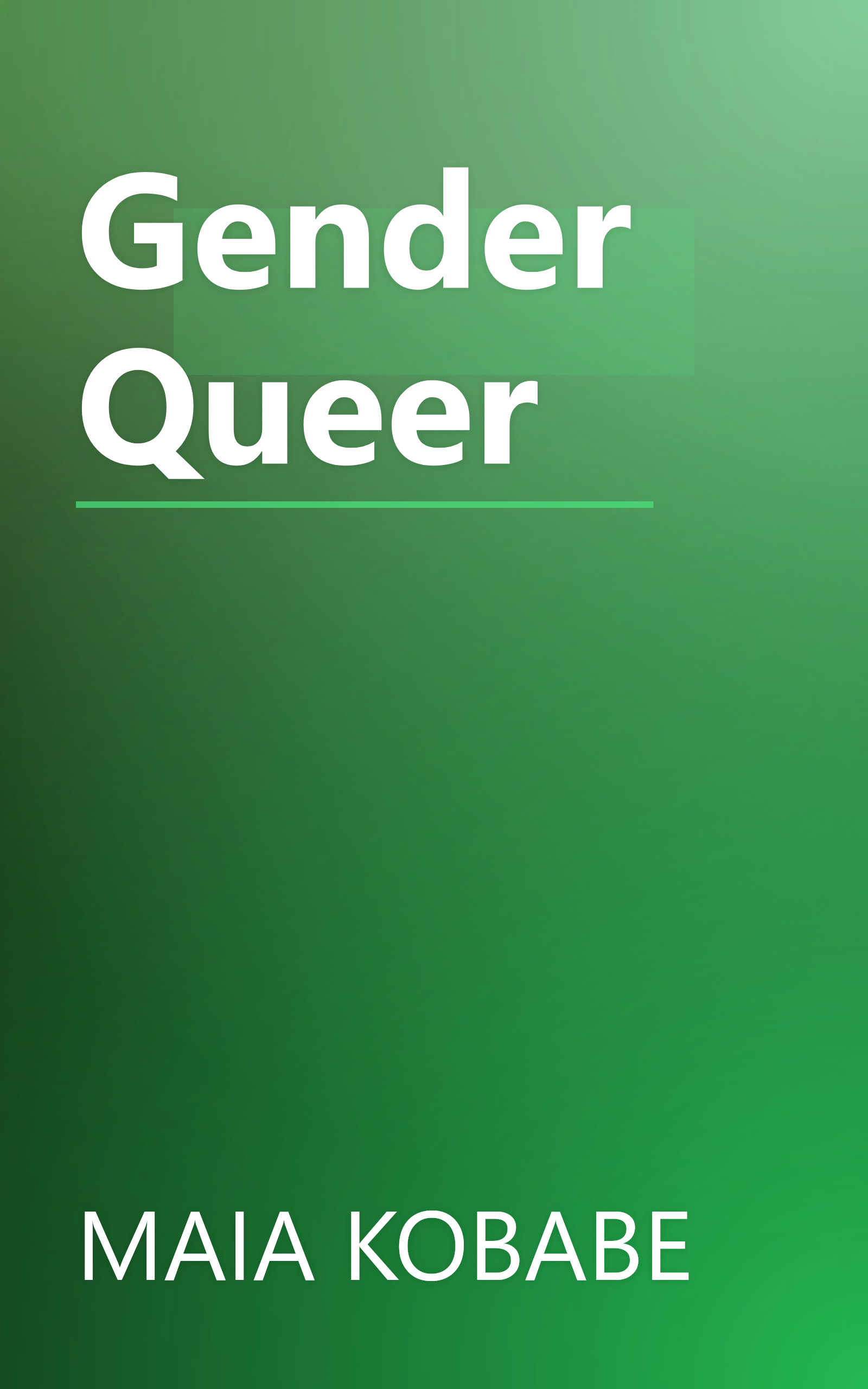 Gender Queer book cover