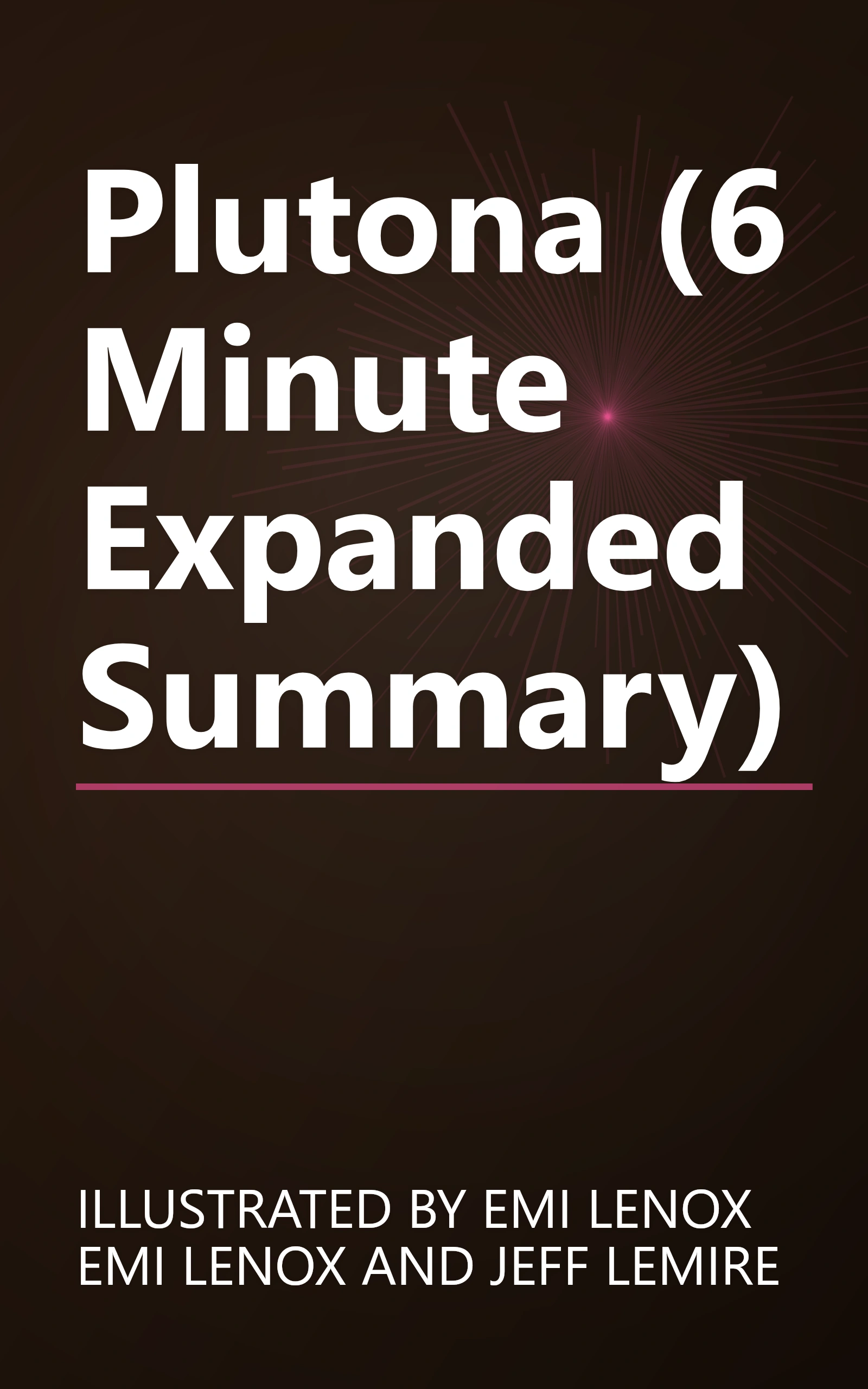 Plutona (6 Minute   Expanded Summary) book cover