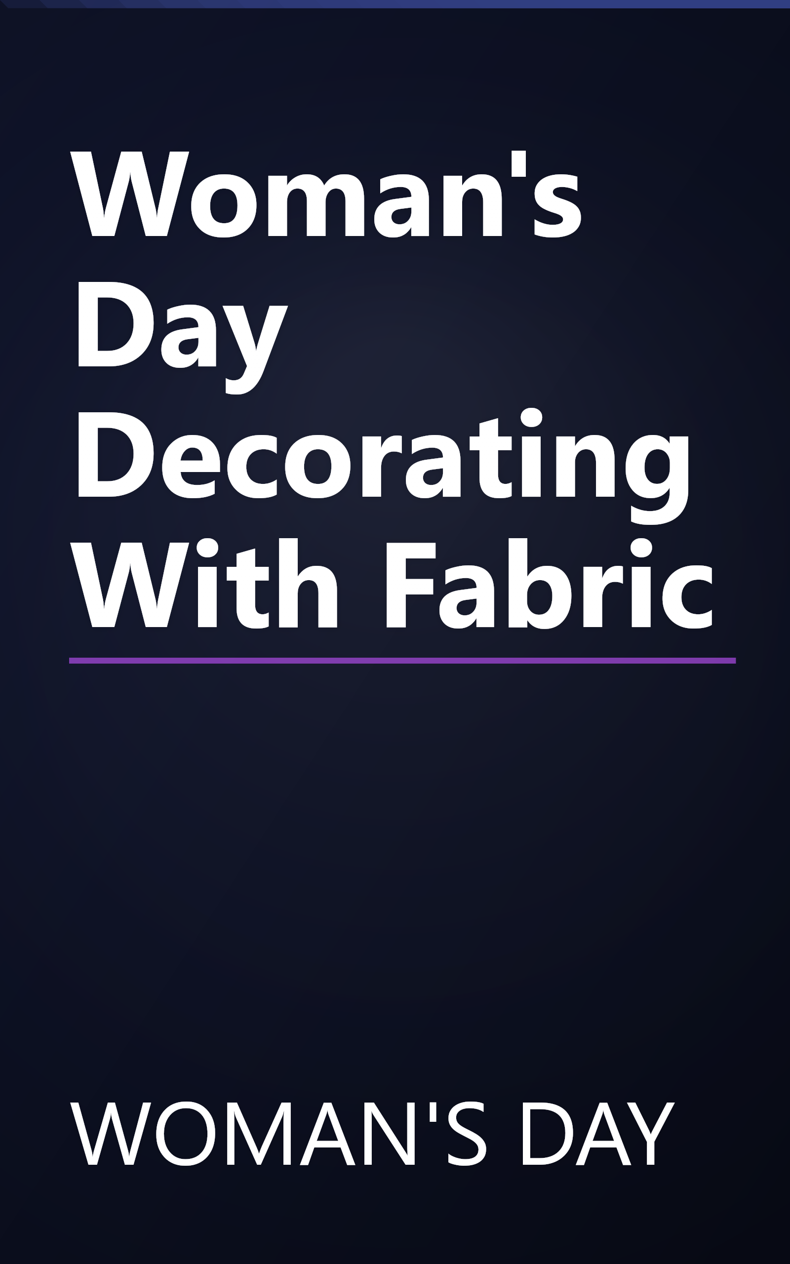 Woman's Day Decorating With Fabric book cover