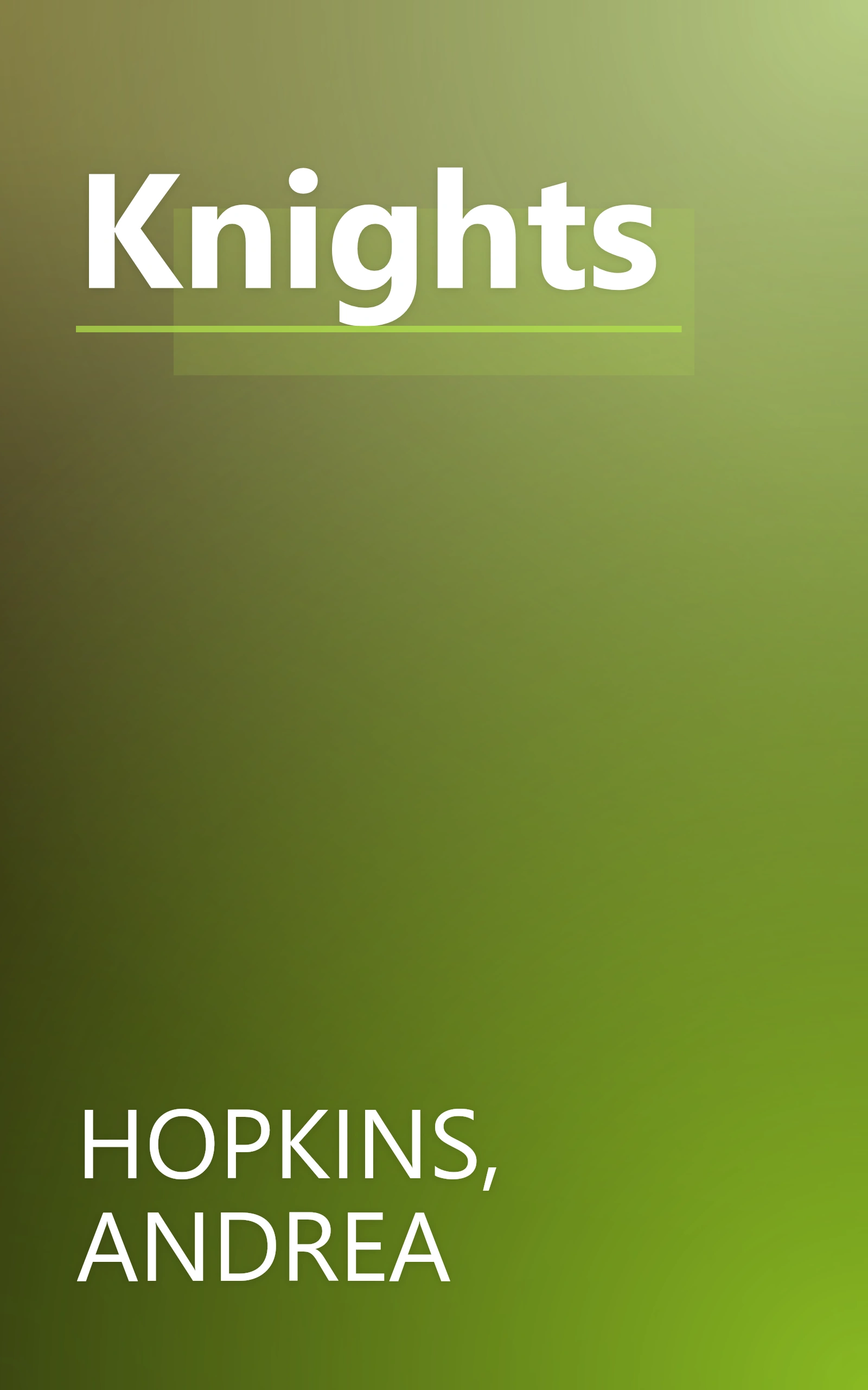 Knights book cover