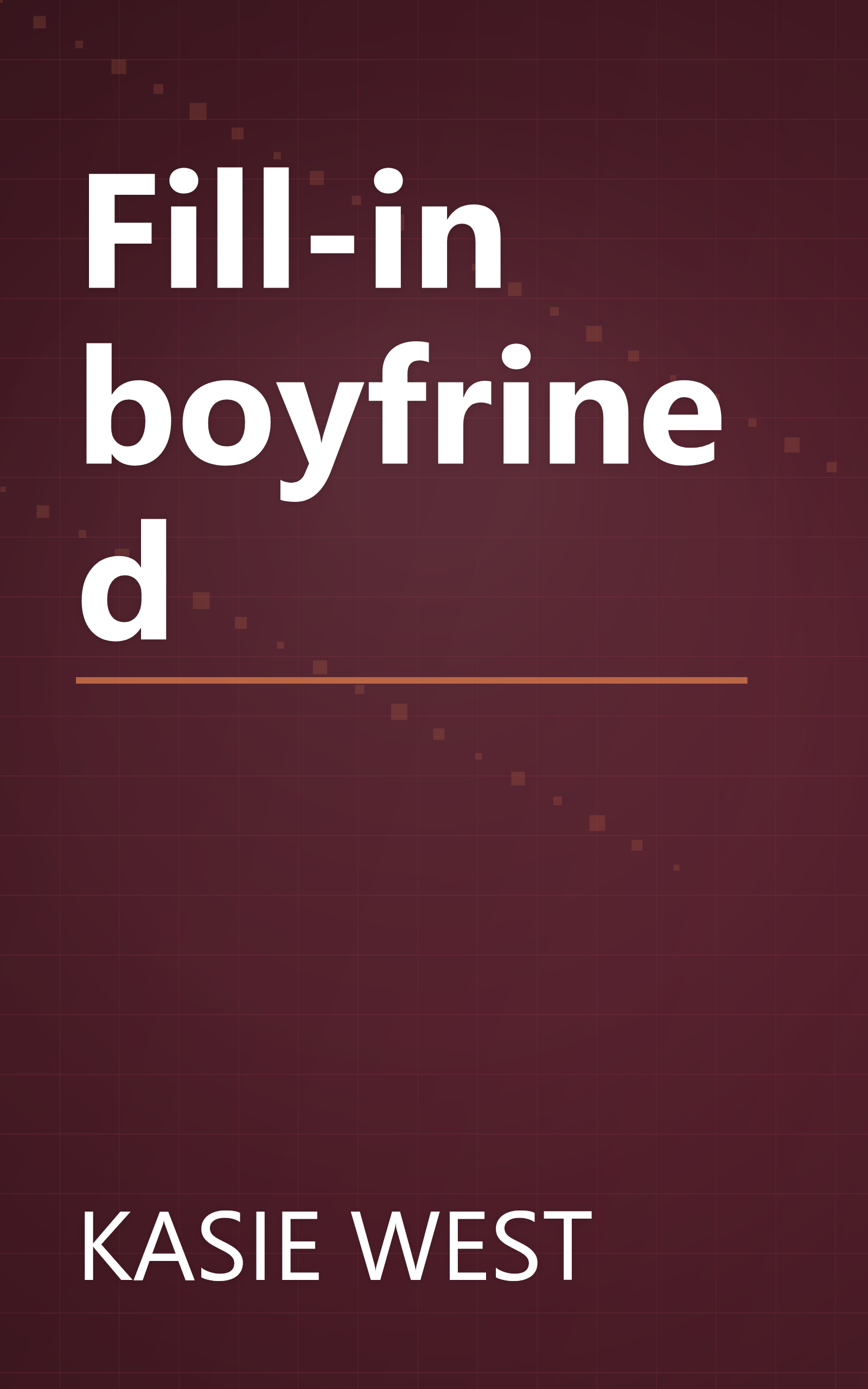 Fill-in boyfrined book cover