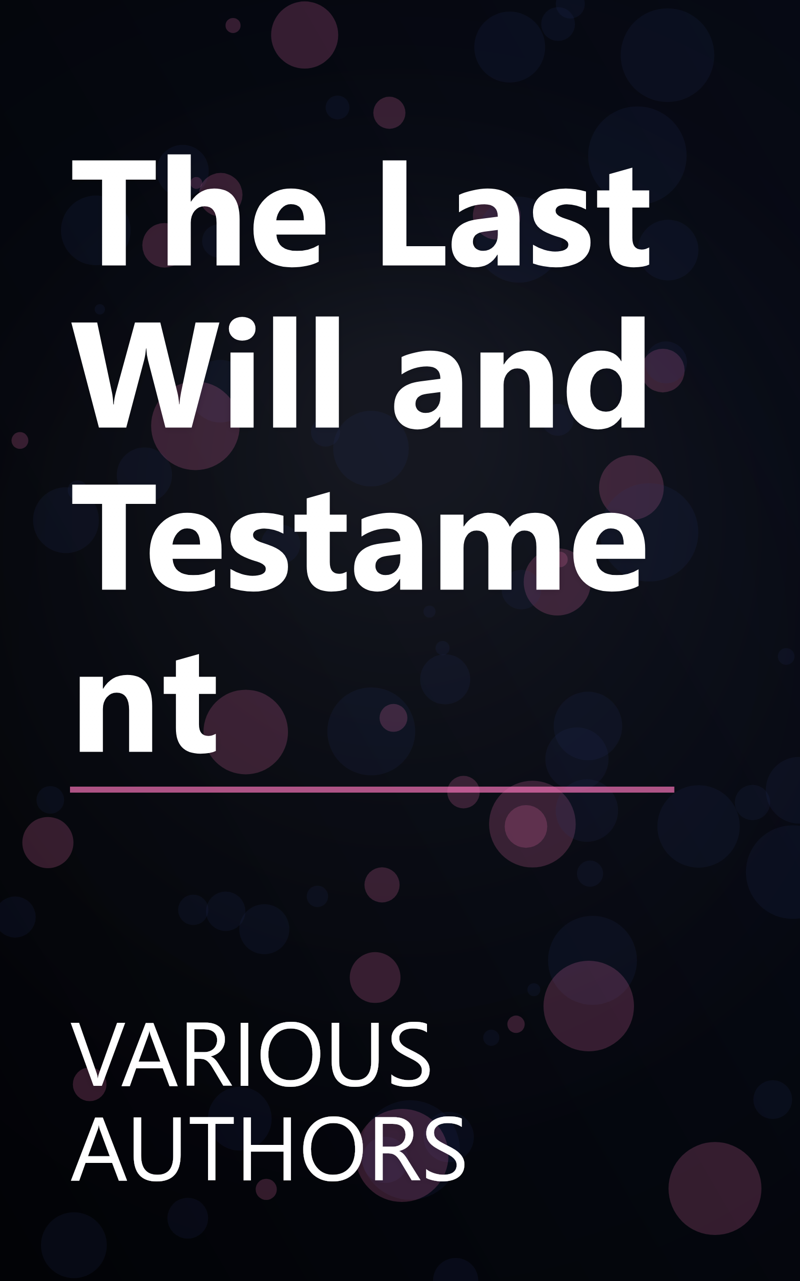 The Last Will and Testament book cover