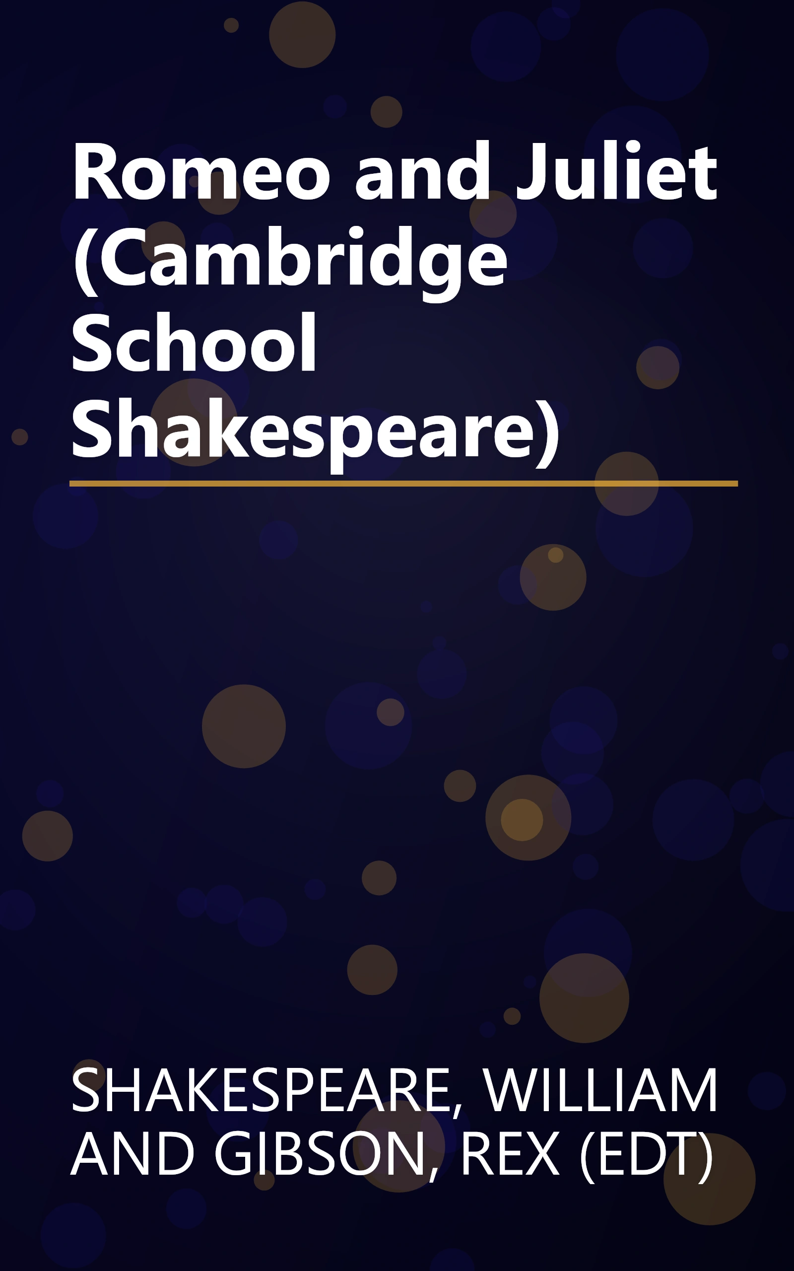 Romeo and Juliet (Cambridge School Shakespeare) book cover