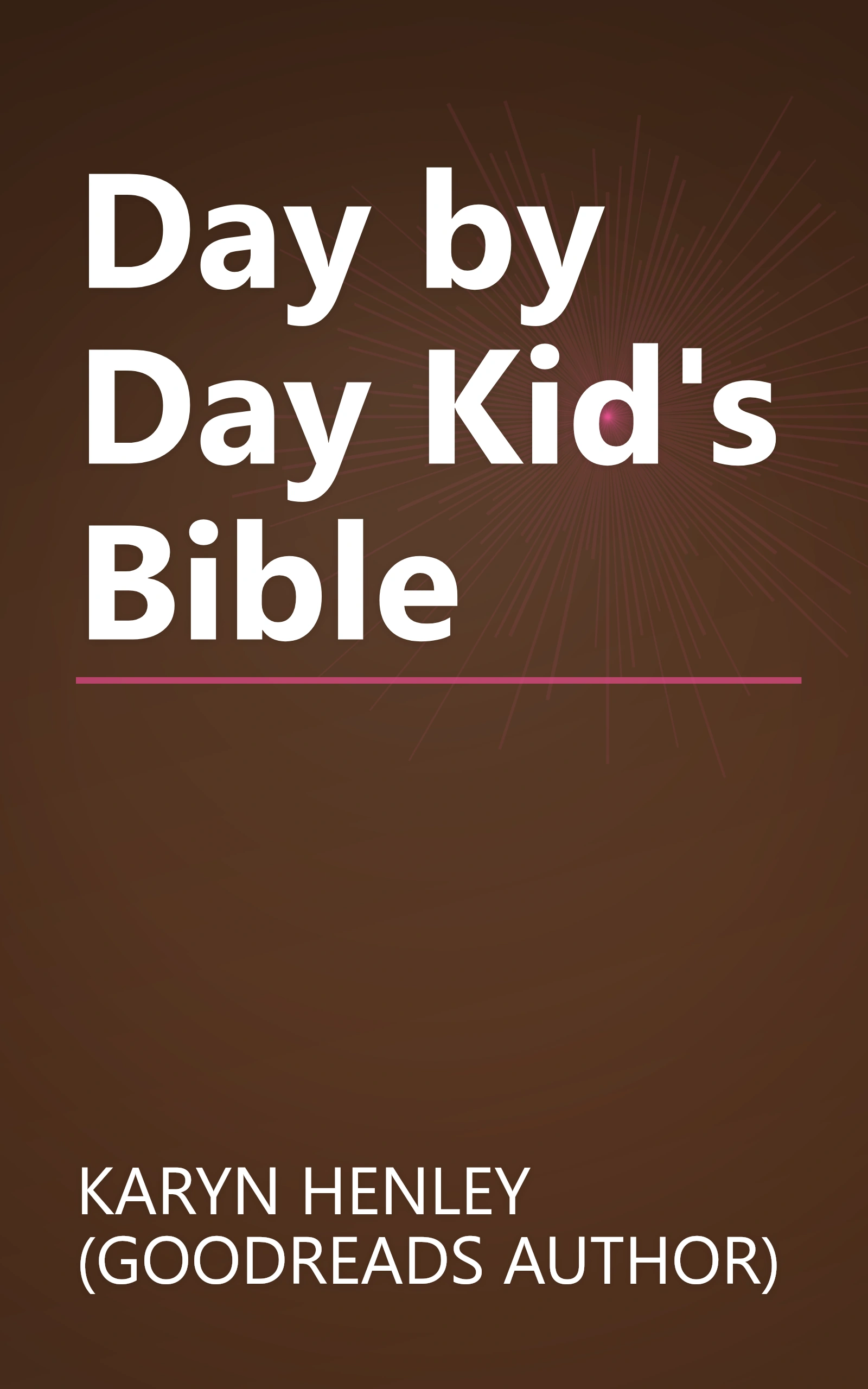 Day by Day Kid's Bible book cover