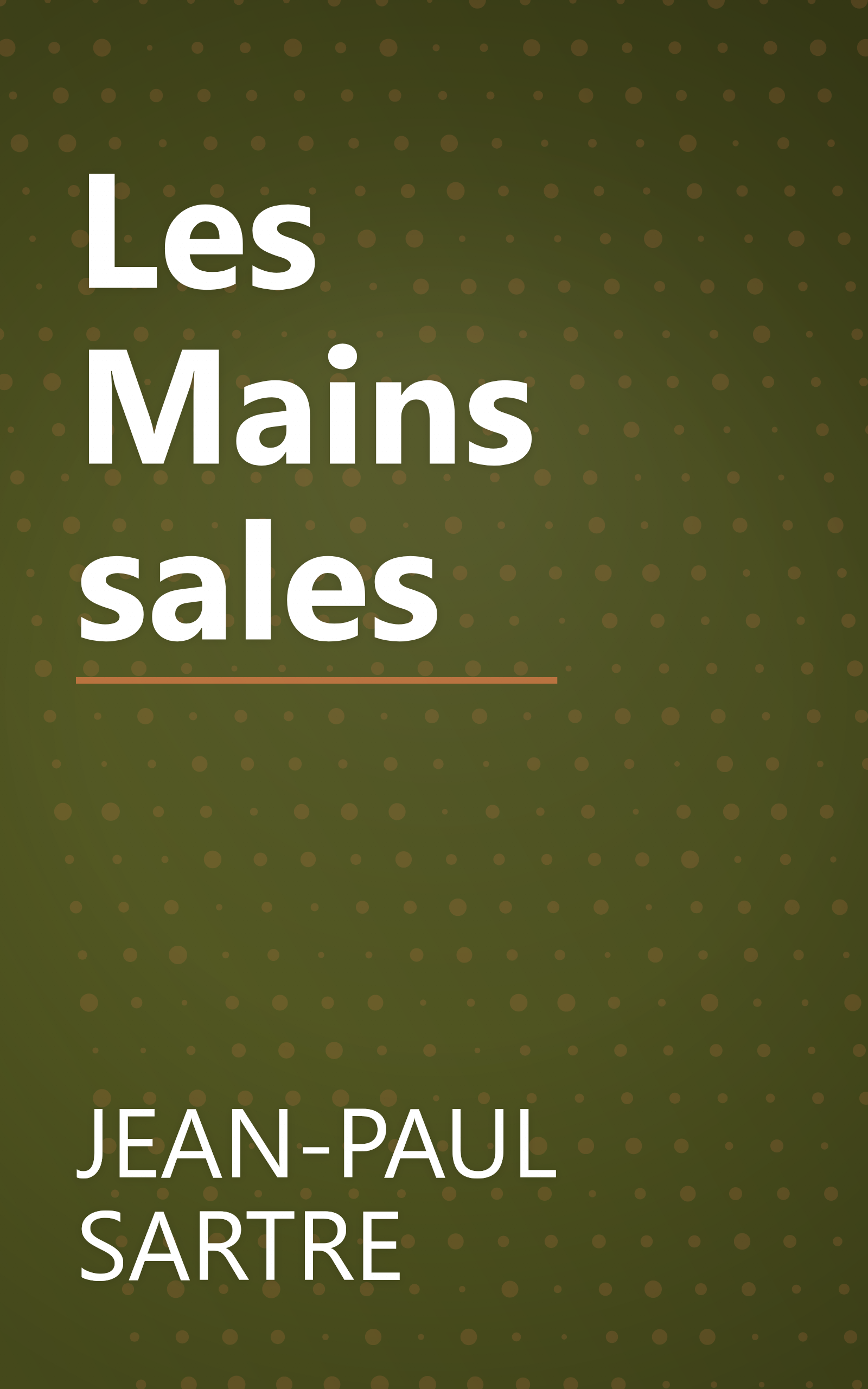 Les Mains sales book cover