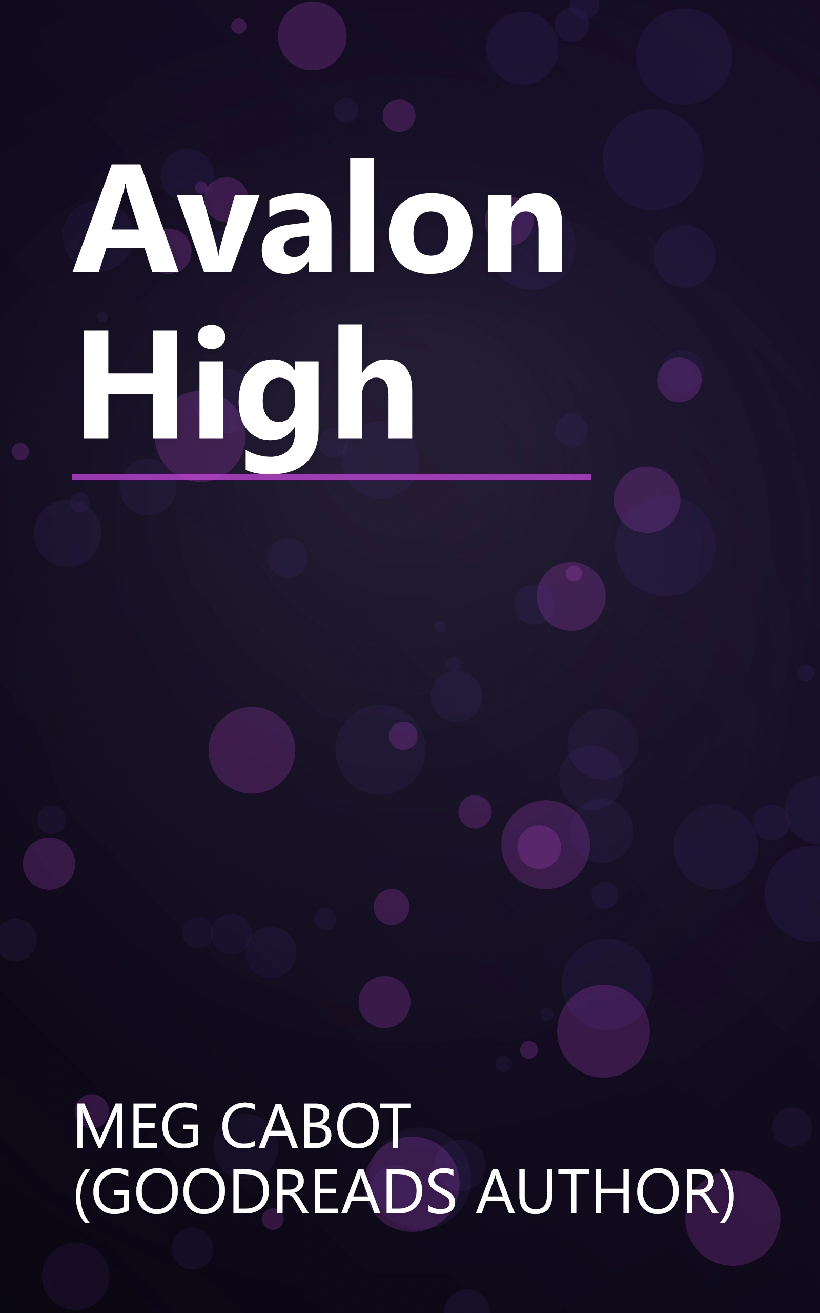 Avalon High book cover