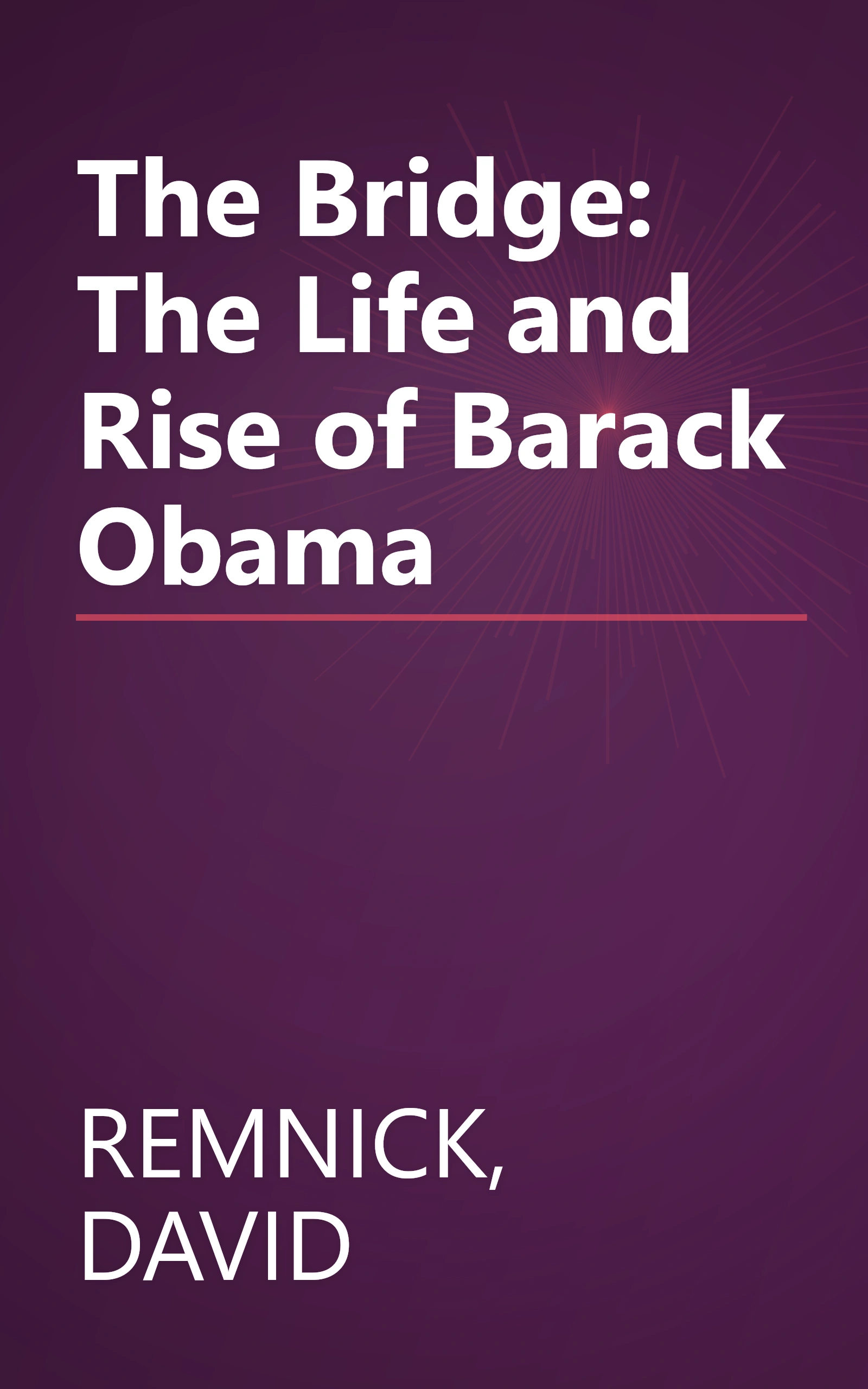 The Bridge: The Life and Rise of Barack Obama book cover