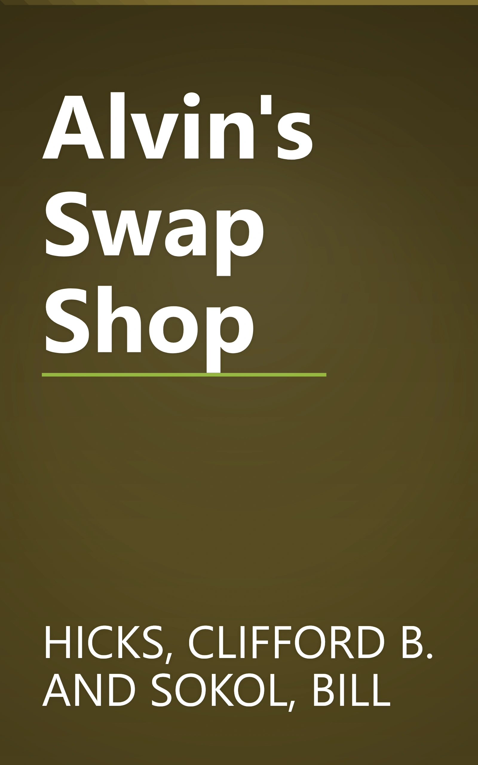 Alvin's Swap Shop book cover