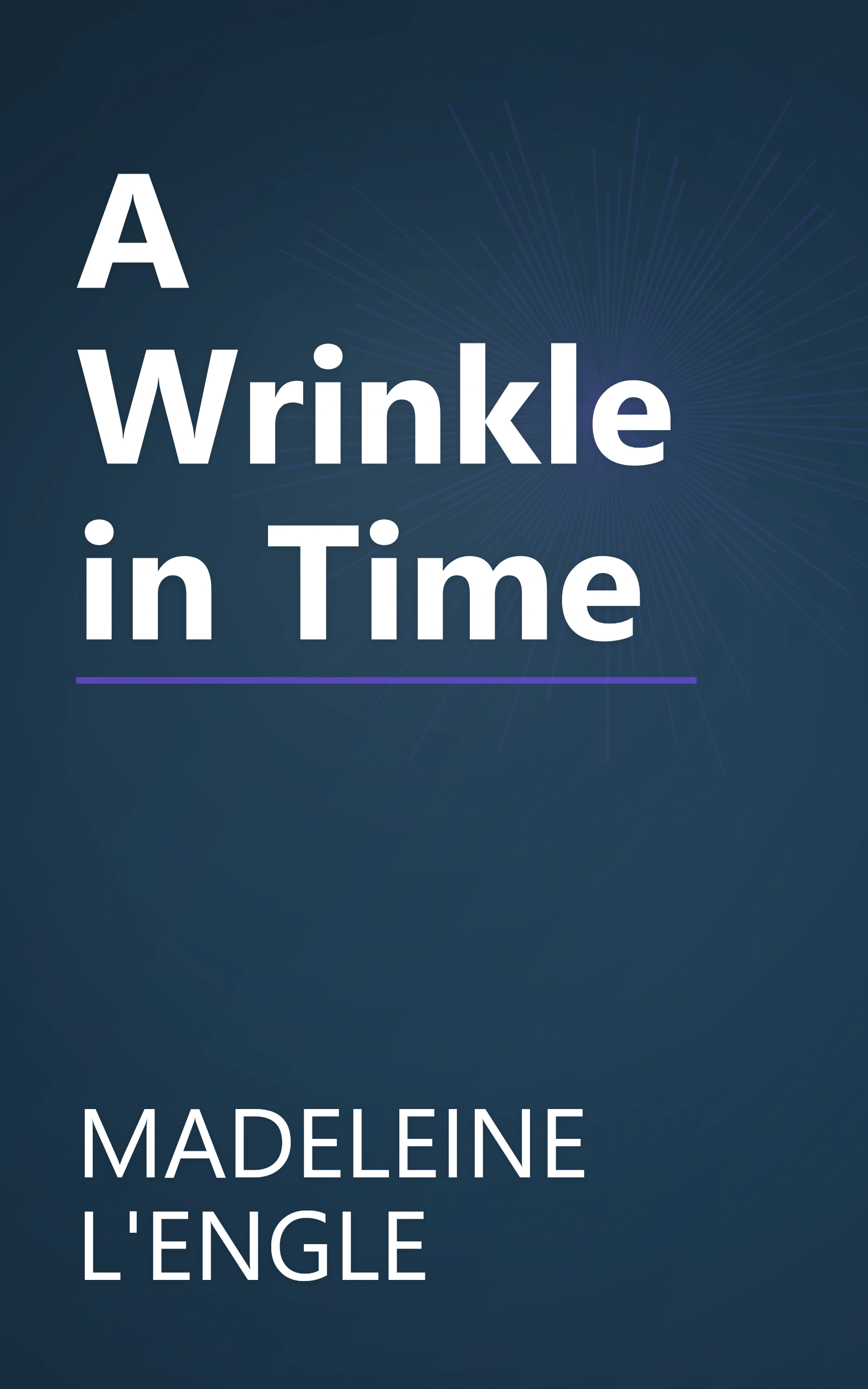 A Wrinkle in Time book cover