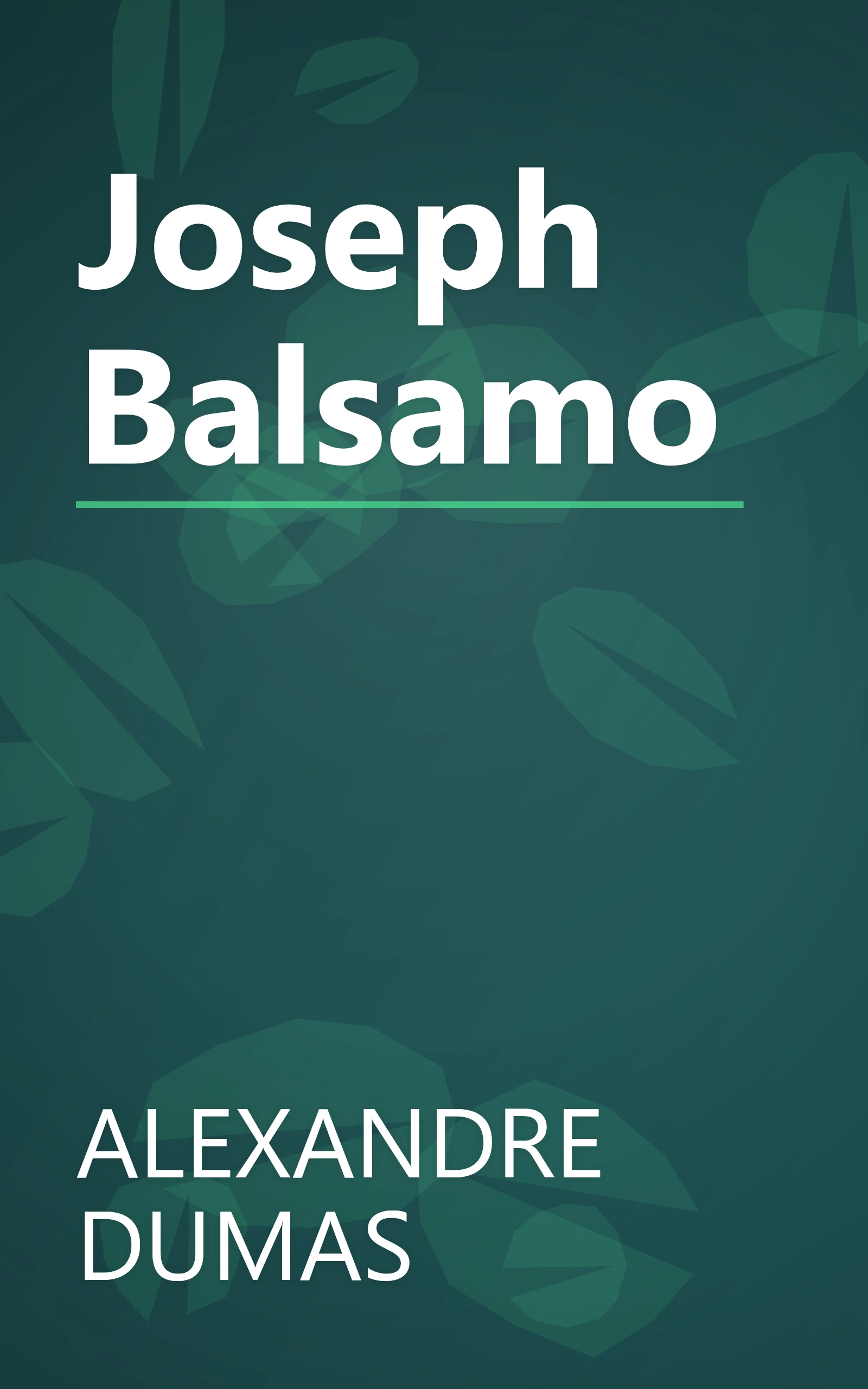 Joseph Balsamo book cover