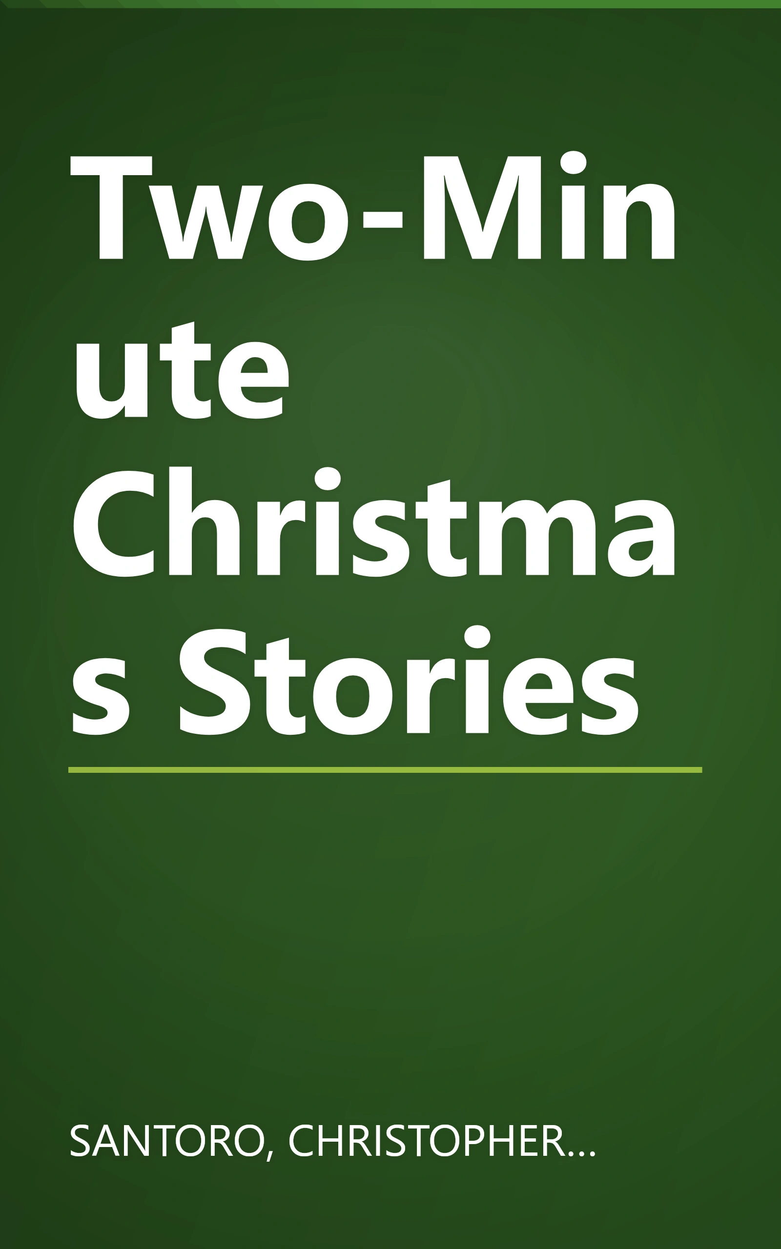 Two-Minute Christmas Stories book cover
