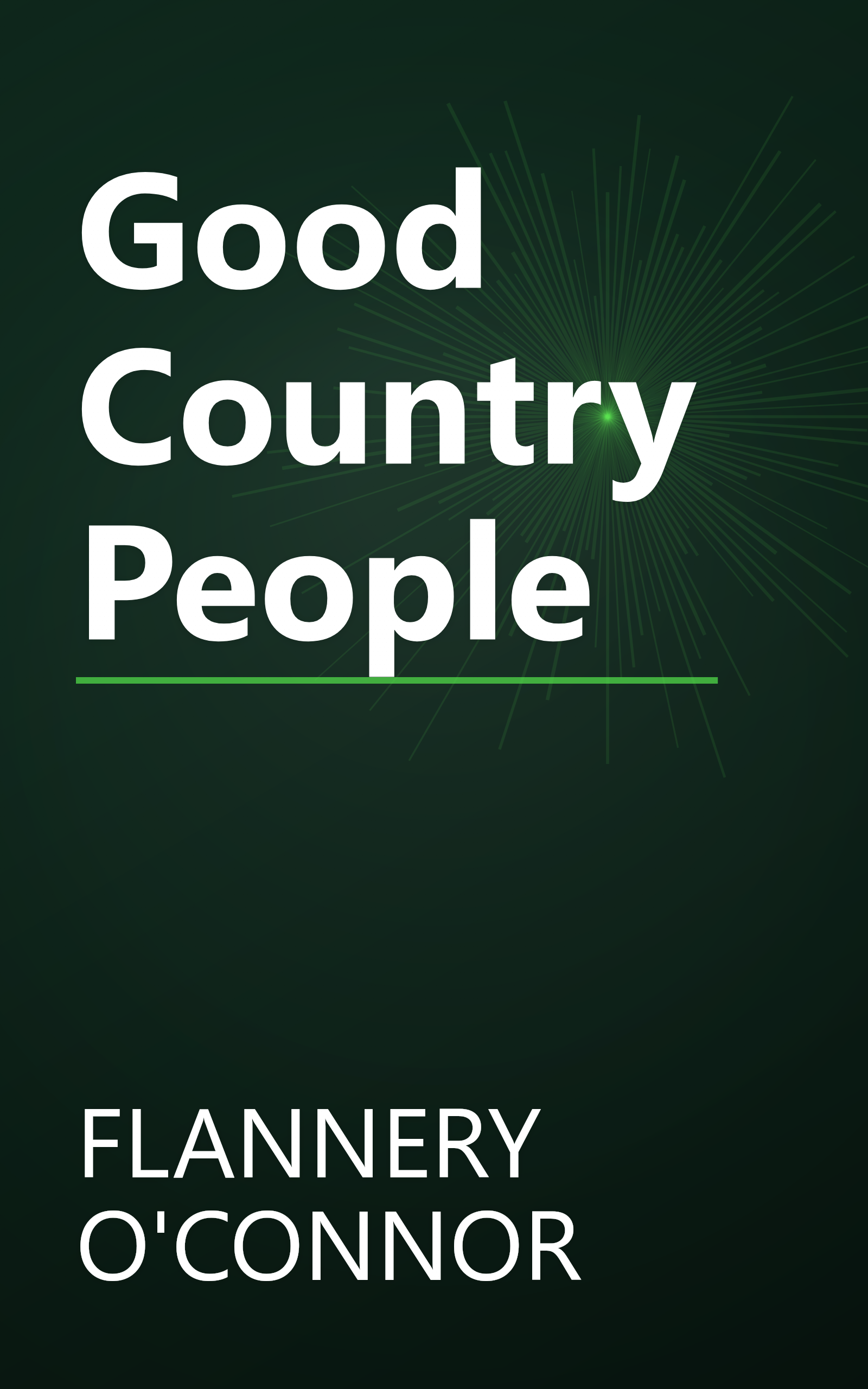 Good Country People book cover