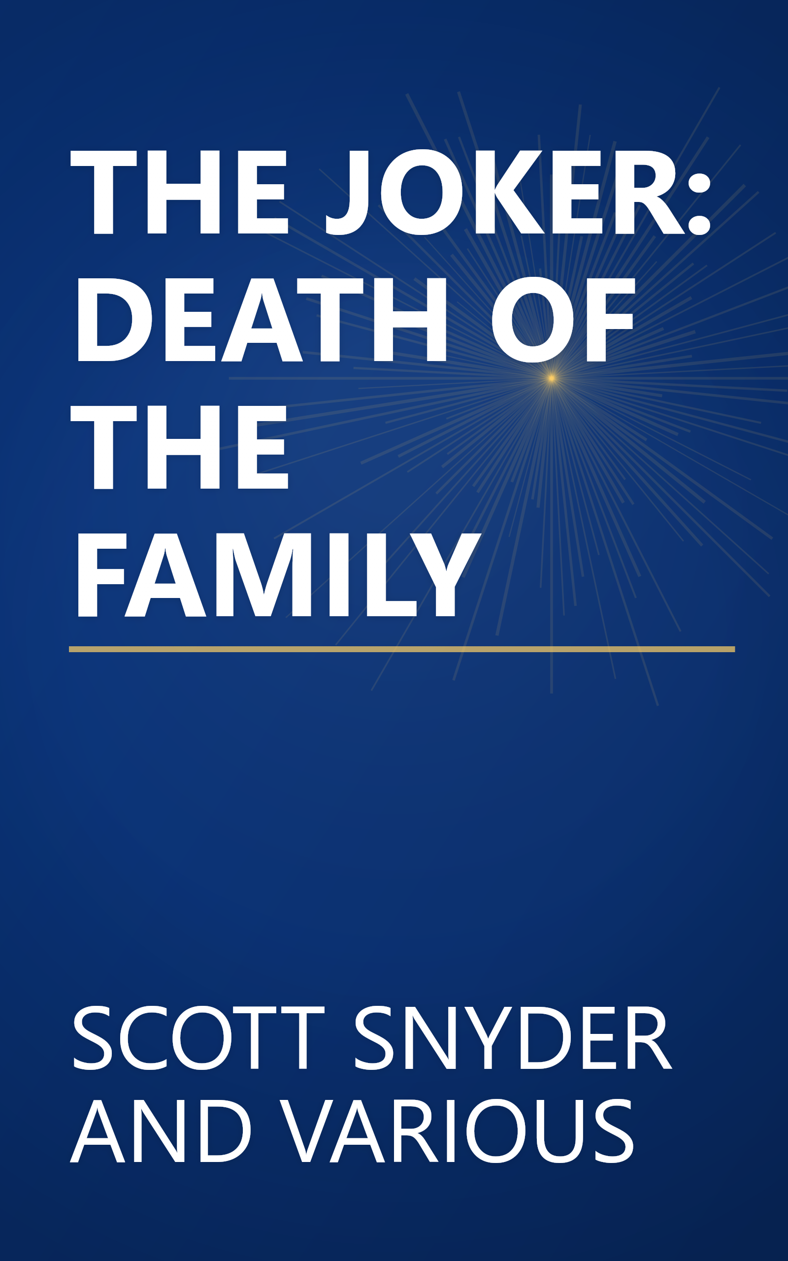 THE JOKER: DEATH OF THE FAMILY book cover