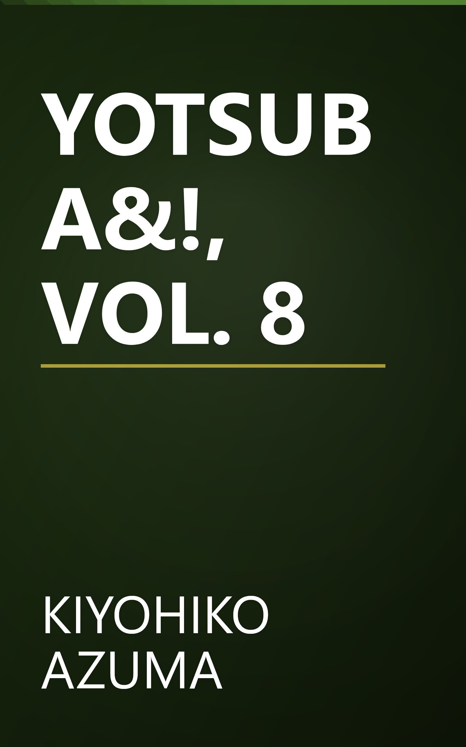 YOTSUBA&!, VOL. 8 book cover