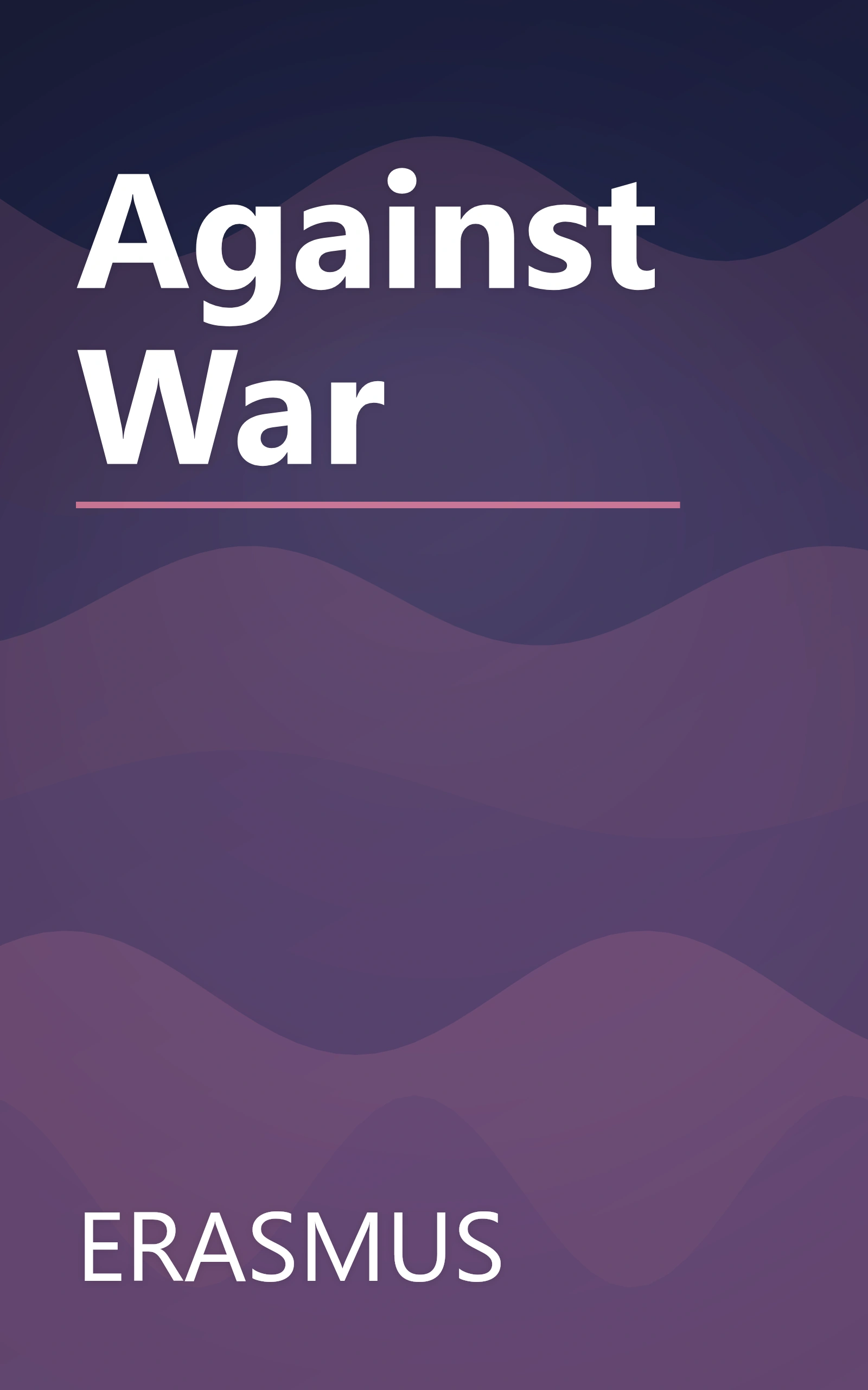 Against War book cover