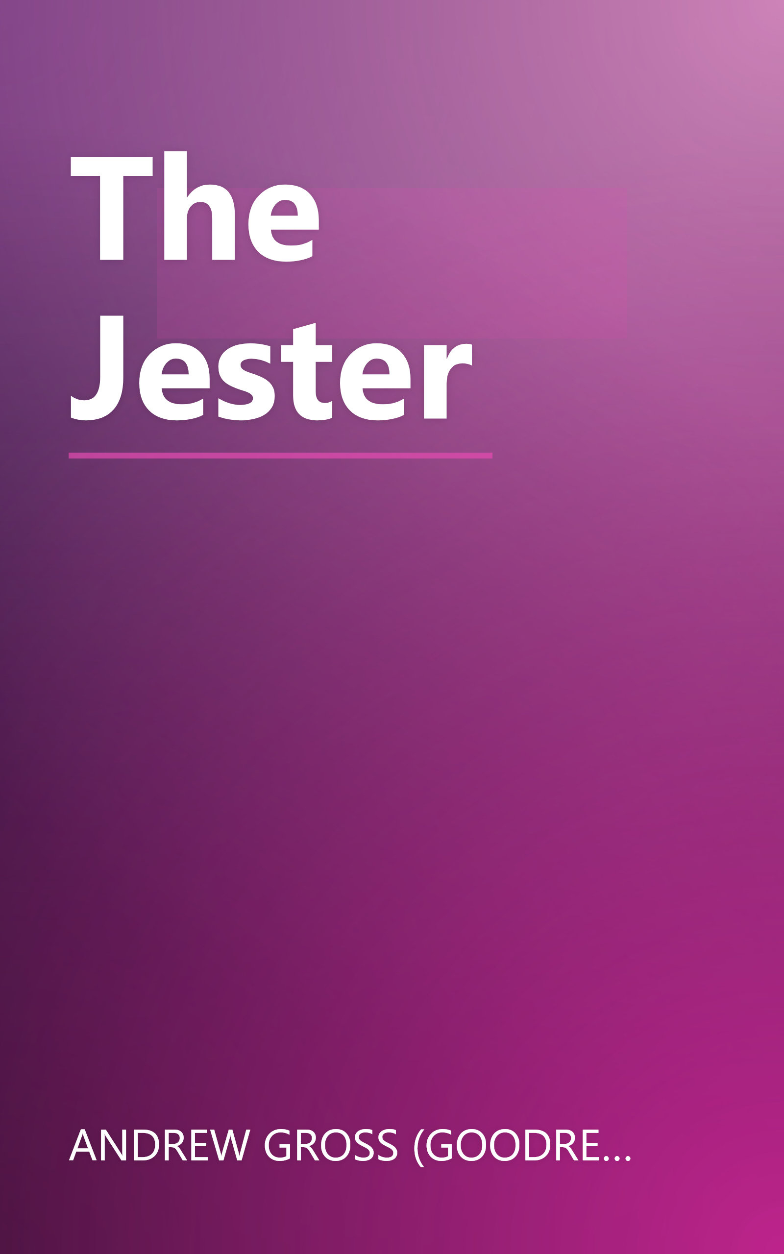 The Jester book cover