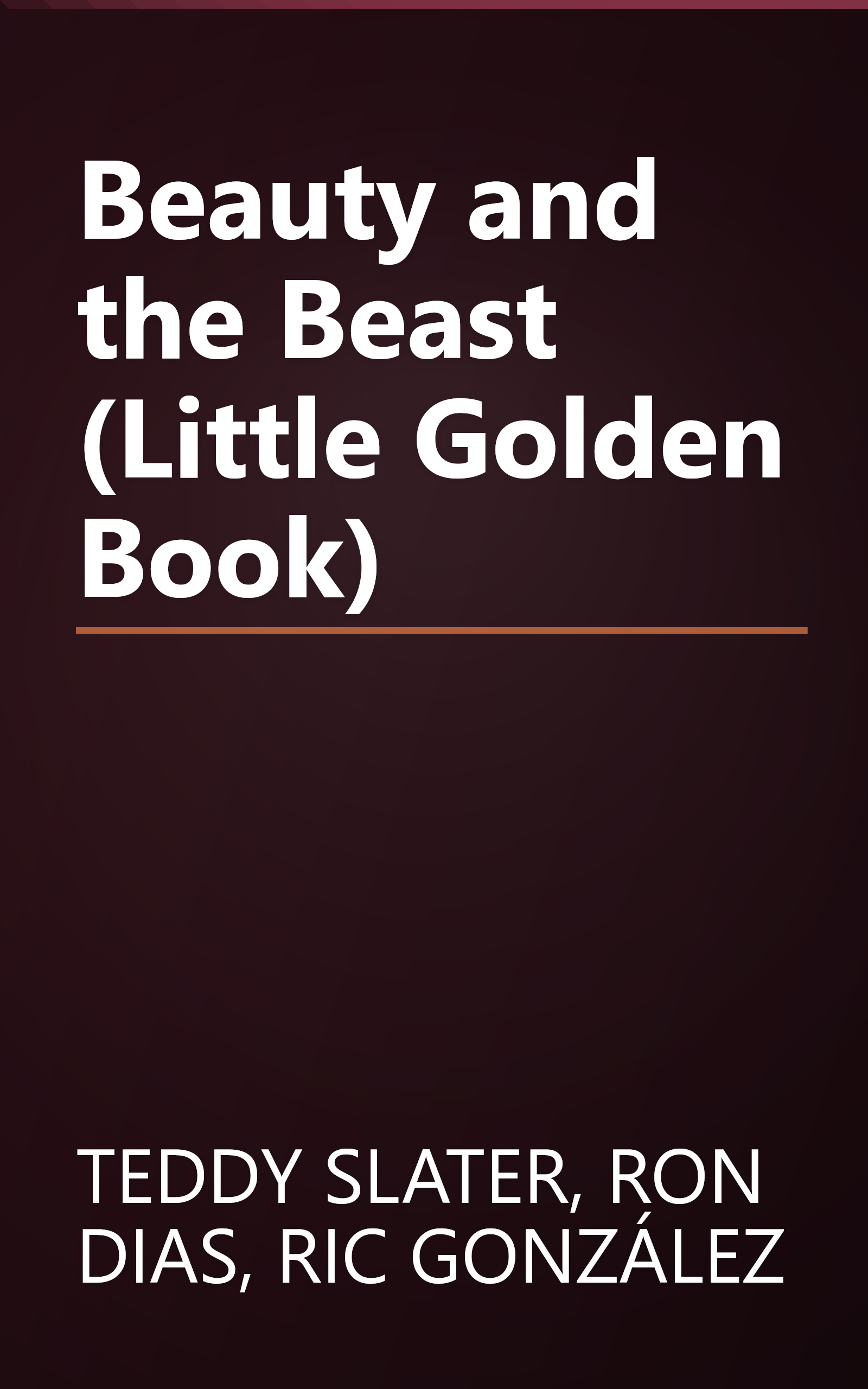 Beauty and the Beast (Little Golden Book) book cover