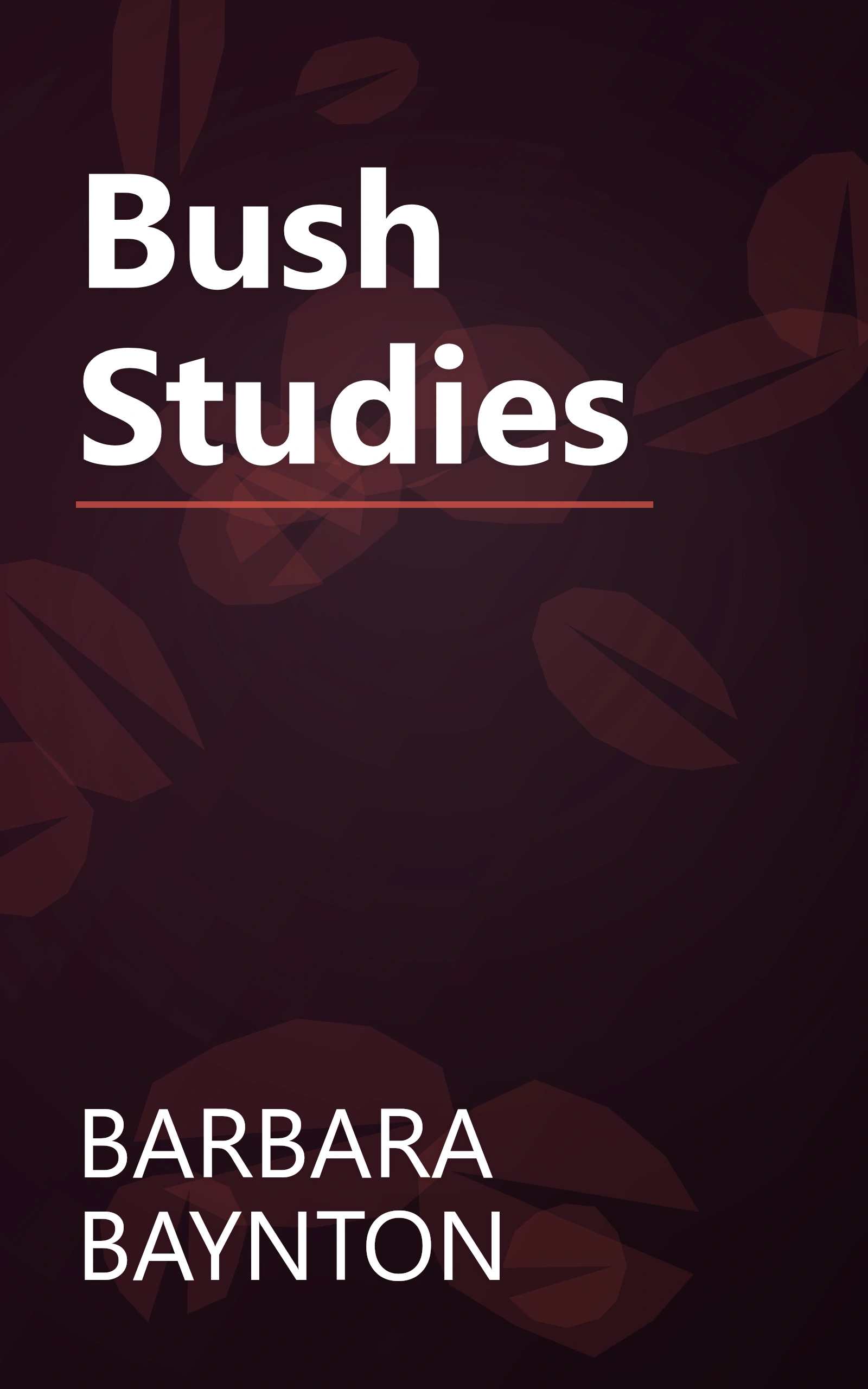 Bush Studies book cover