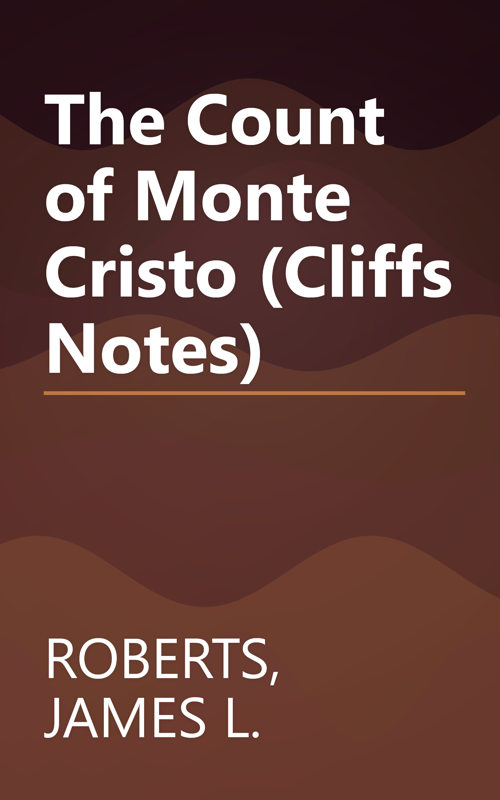 The Count of Monte Cristo (Cliffs Notes) book cover