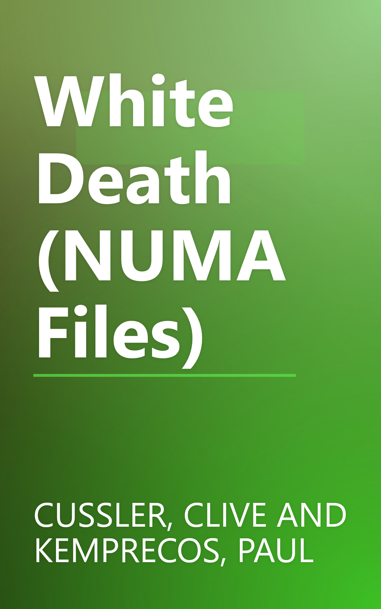 White Death (NUMA Files) book cover