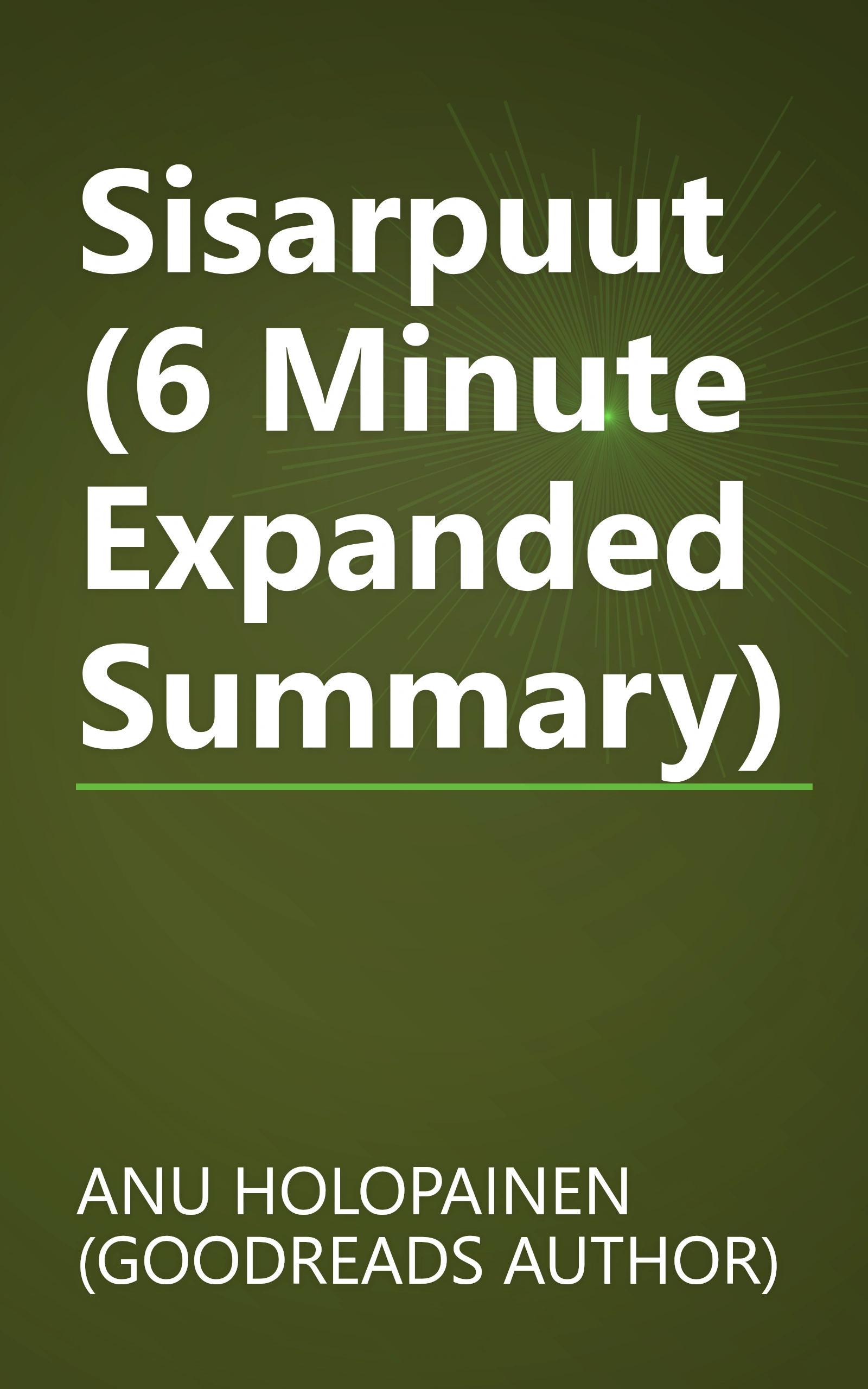 Sisarpuut (6 Minute   Expanded Summary) book cover