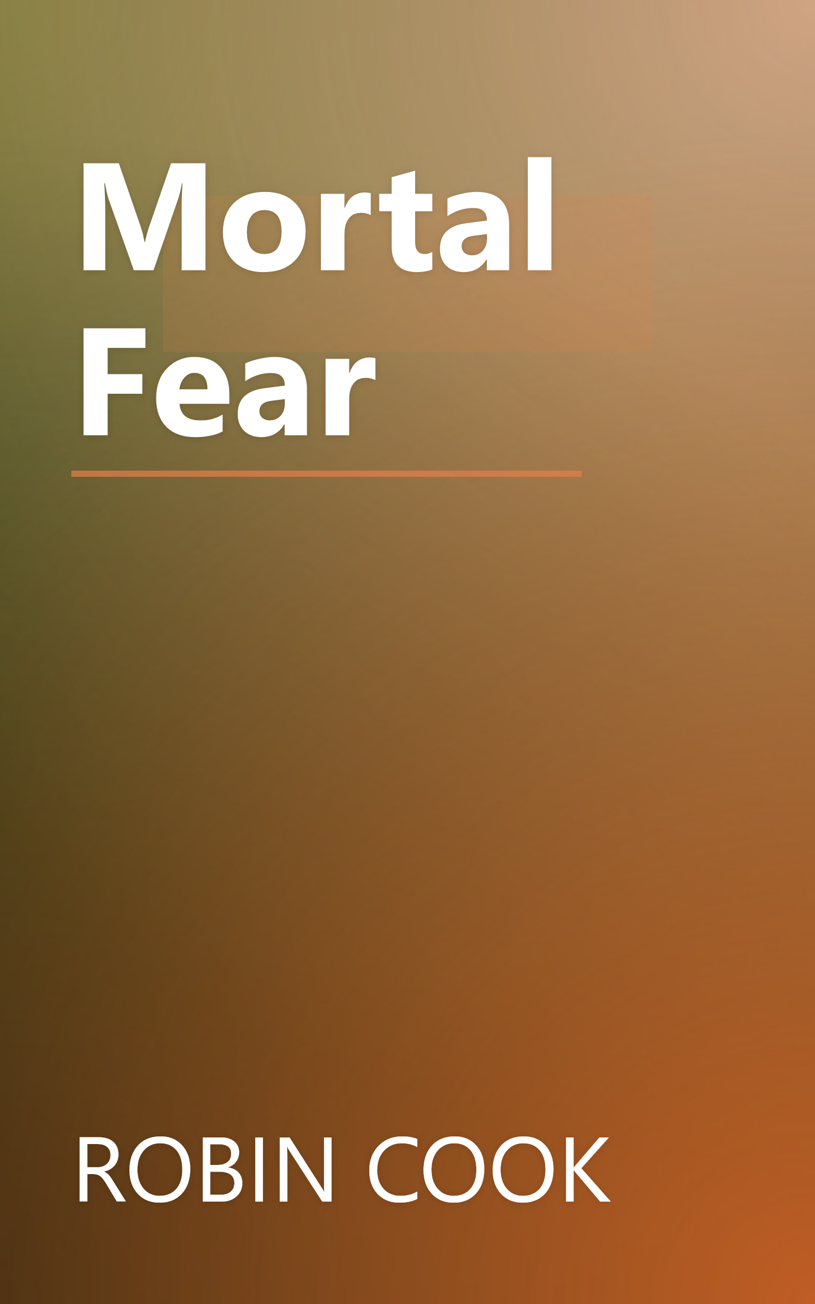 Mortal Fear book cover