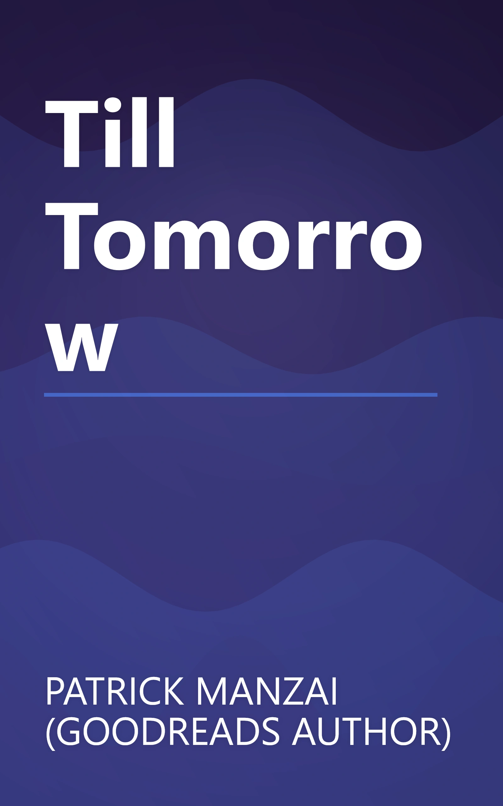 Till Tomorrow book cover
