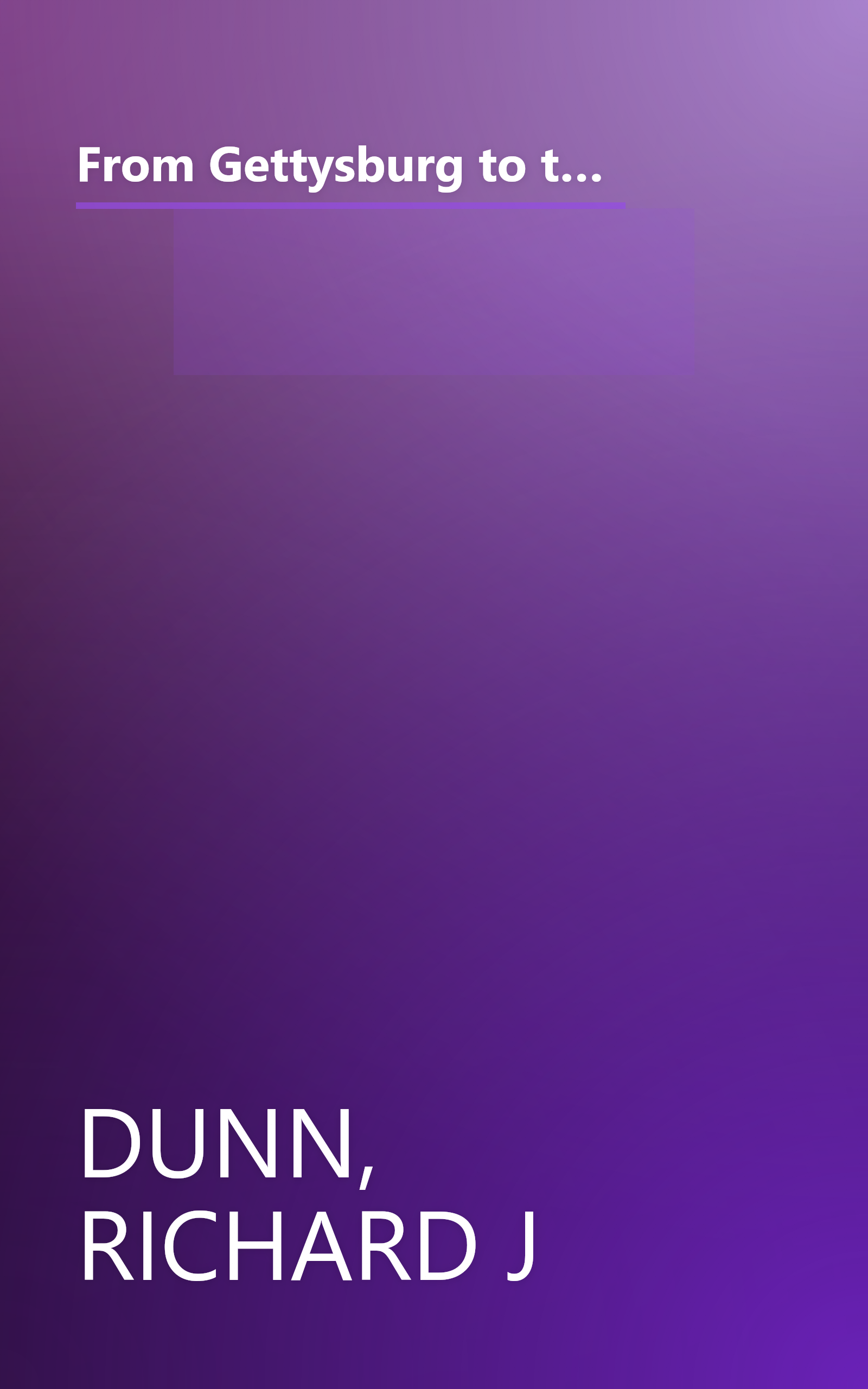 From Gettysburg to the Gulf and beyond: Coping with revolutionary technological changes in land warfare (McNair papers) book cover