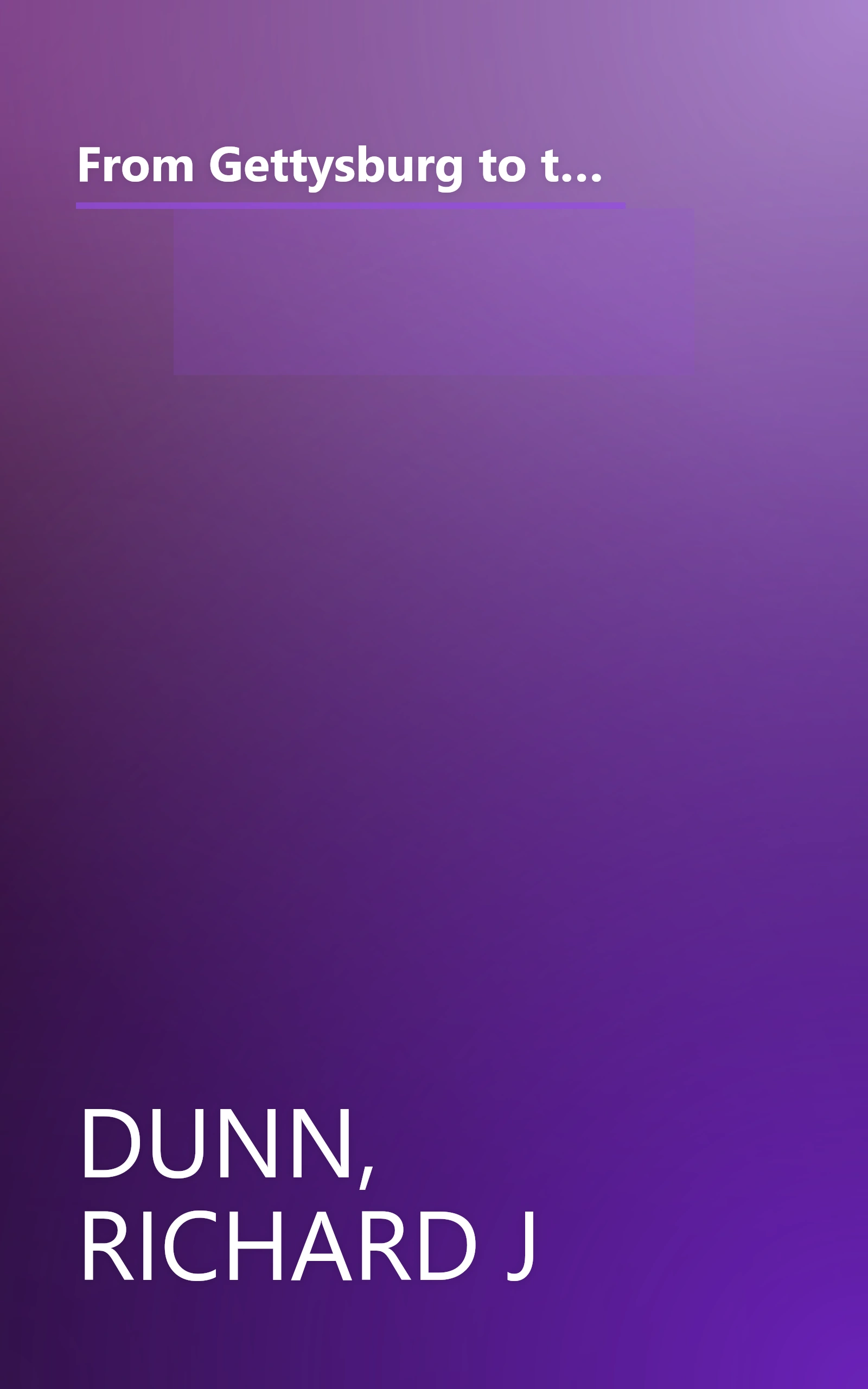 From Gettysburg to the Gulf and beyond: Coping with revolutionary technological changes in land warfare (McNair papers) book cover