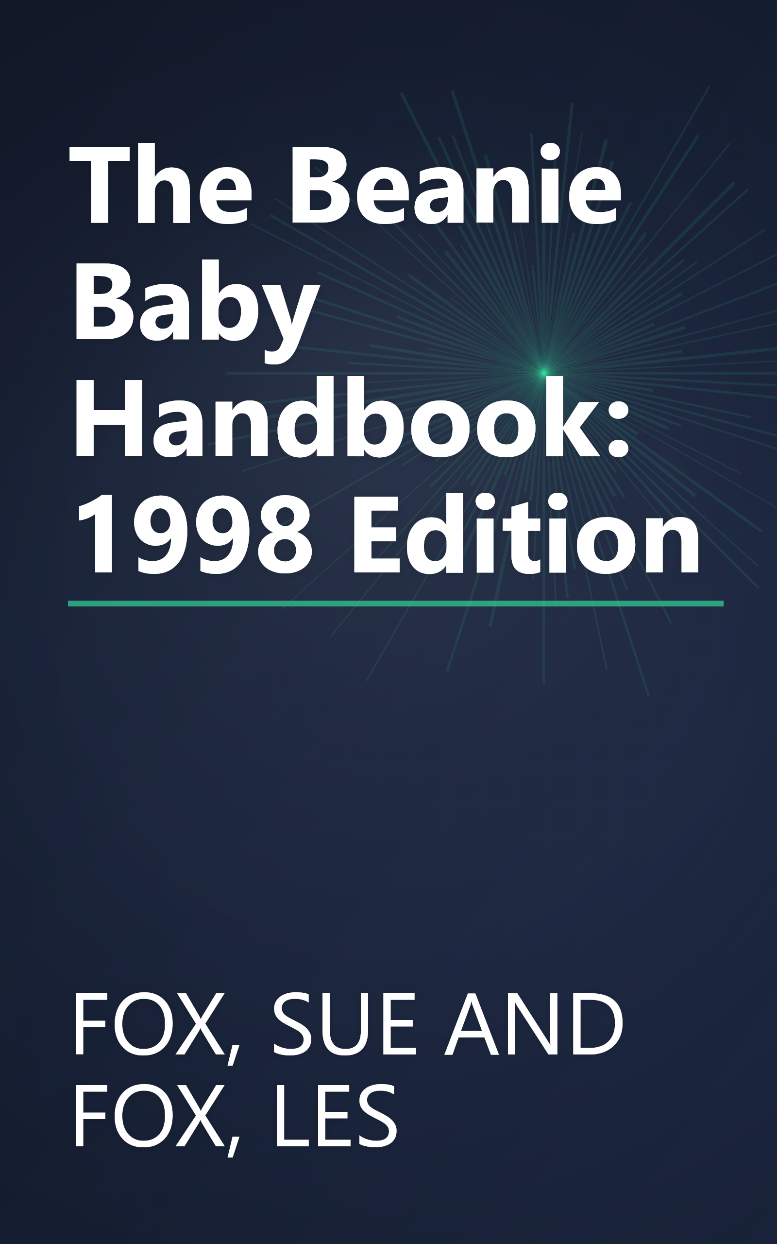 The Beanie Baby Handbook: 1998 Edition book cover