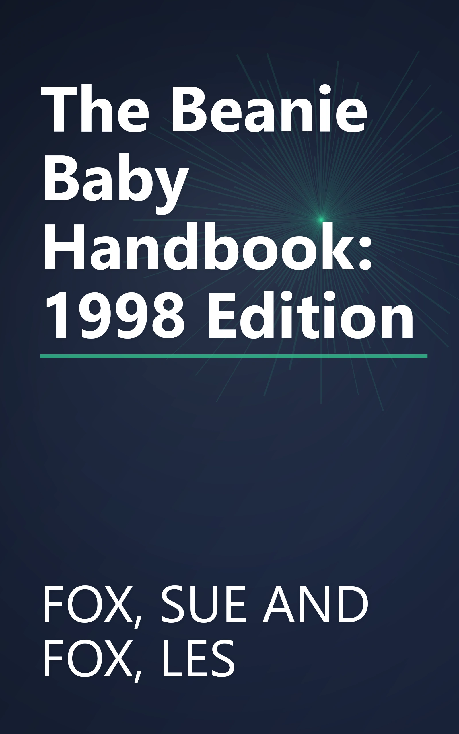 The Beanie Baby Handbook: 1998 Edition book cover