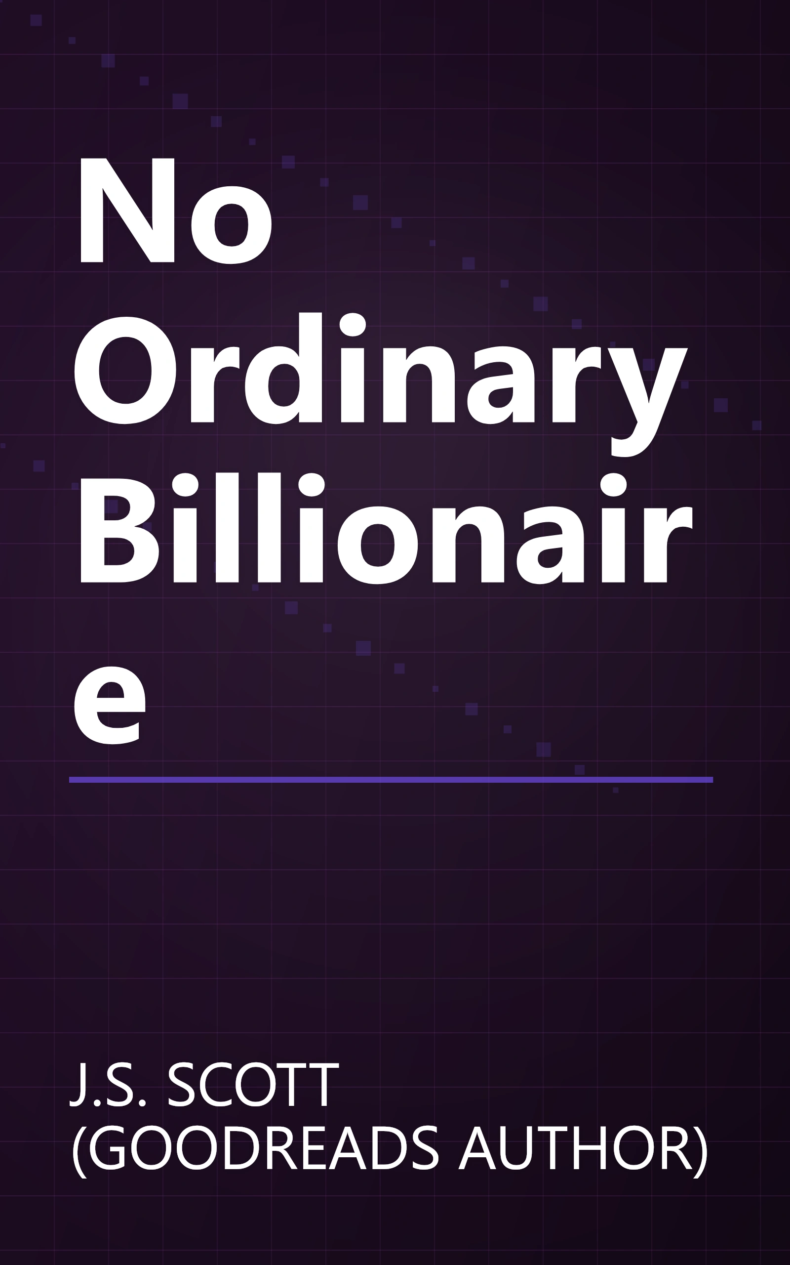 No Ordinary Billionaire book cover