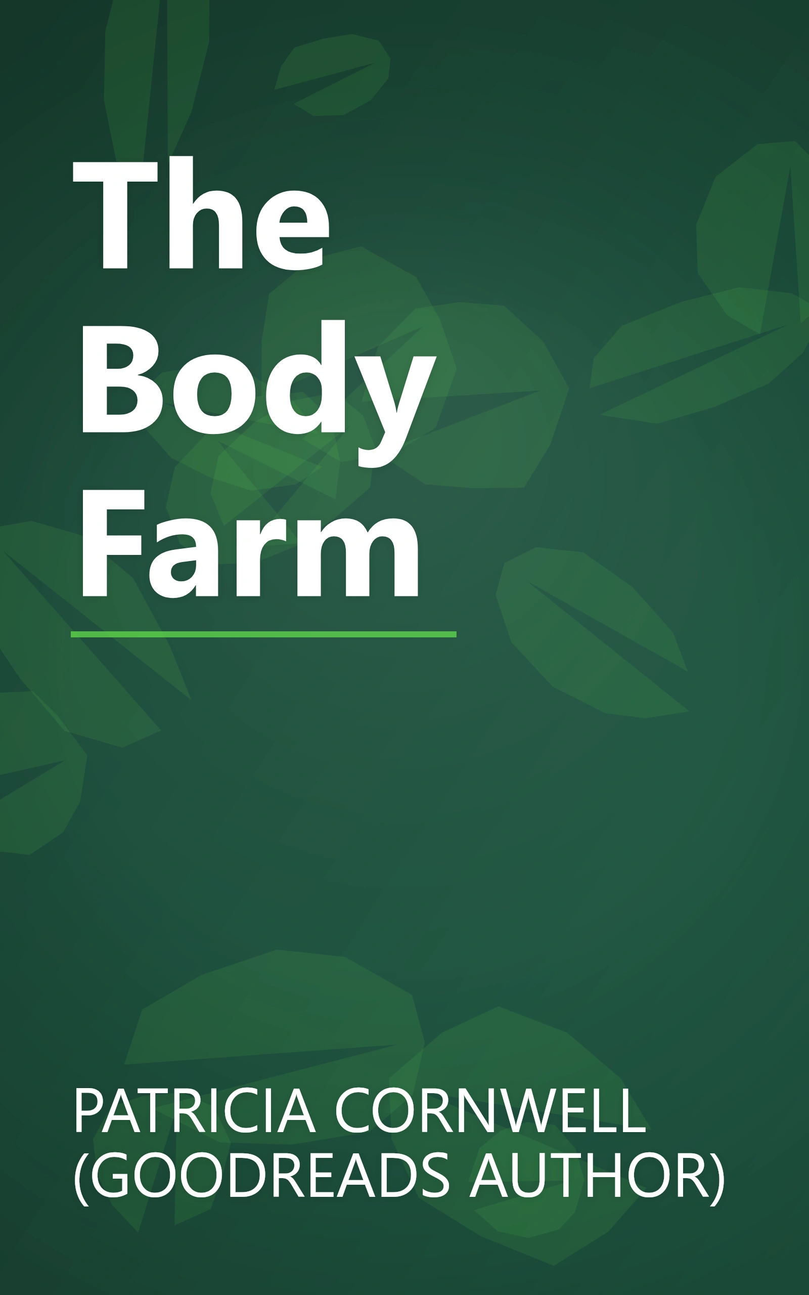 The Body Farm book cover