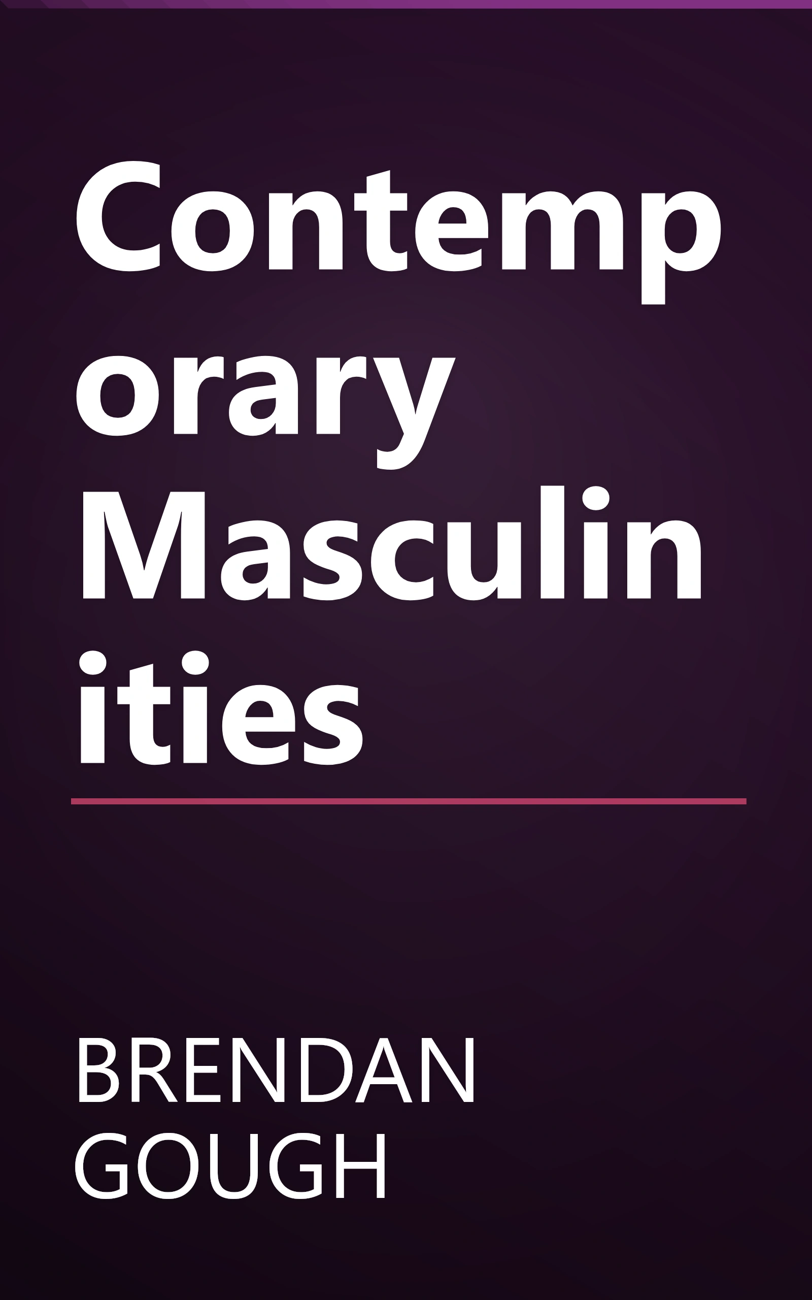 Contemporary Masculinities book cover