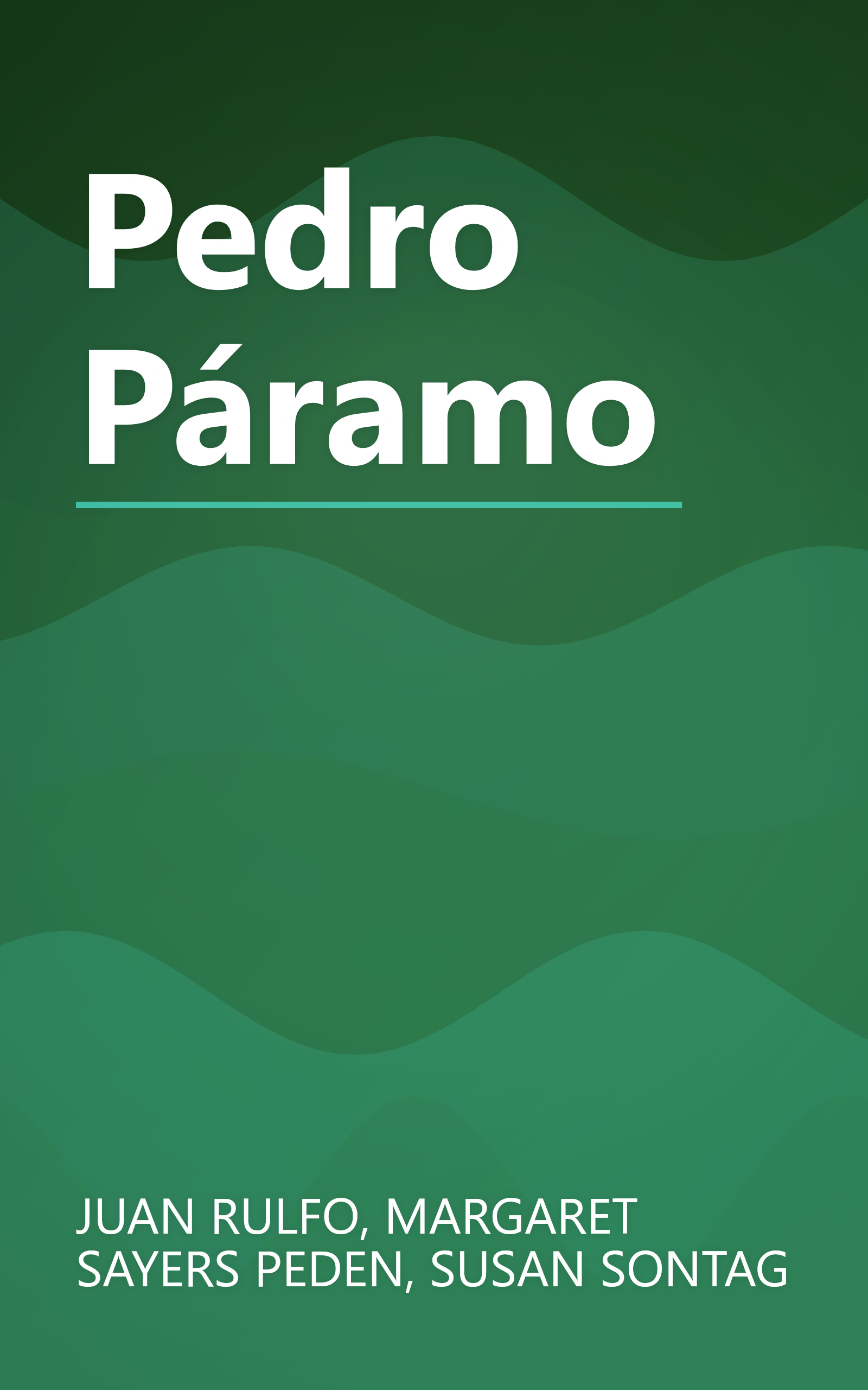 Pedro Páramo book cover