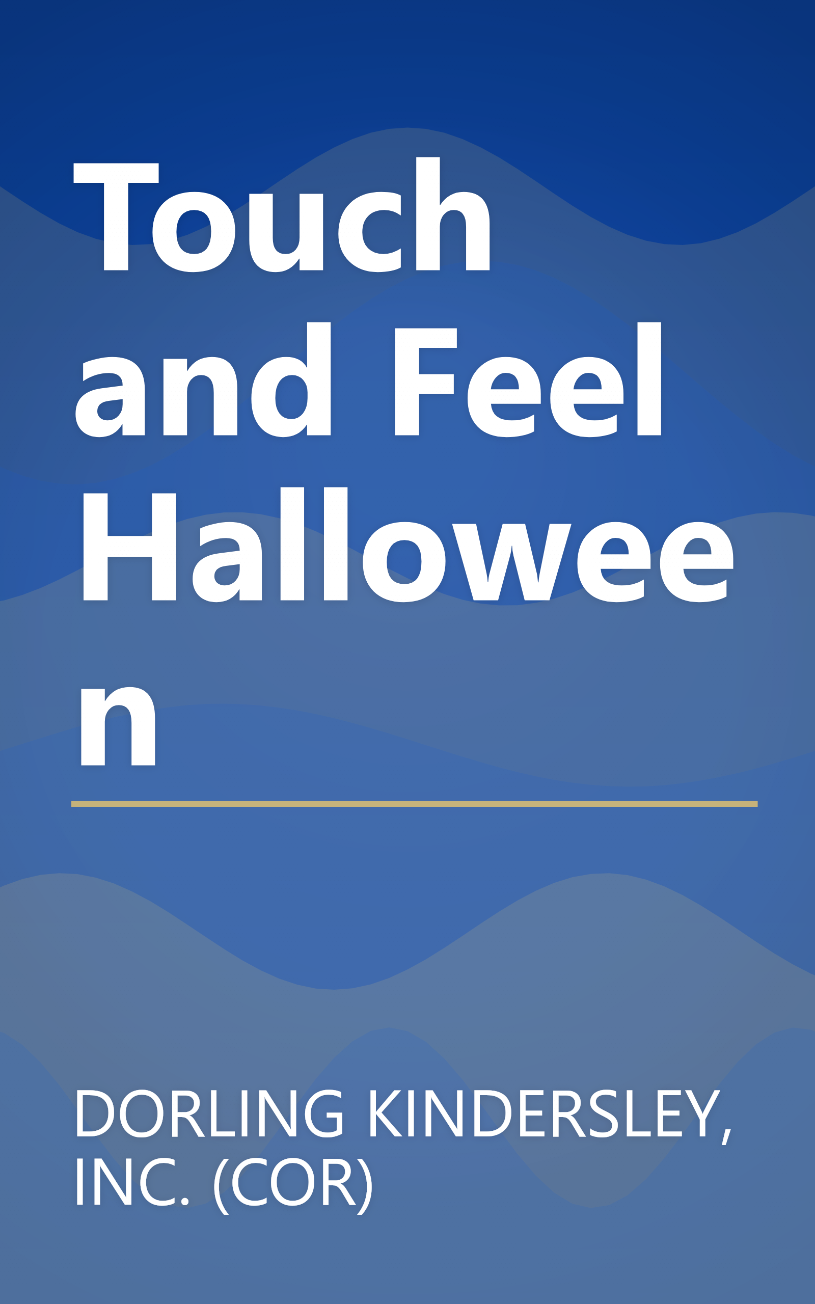 Touch and Feel Halloween book cover