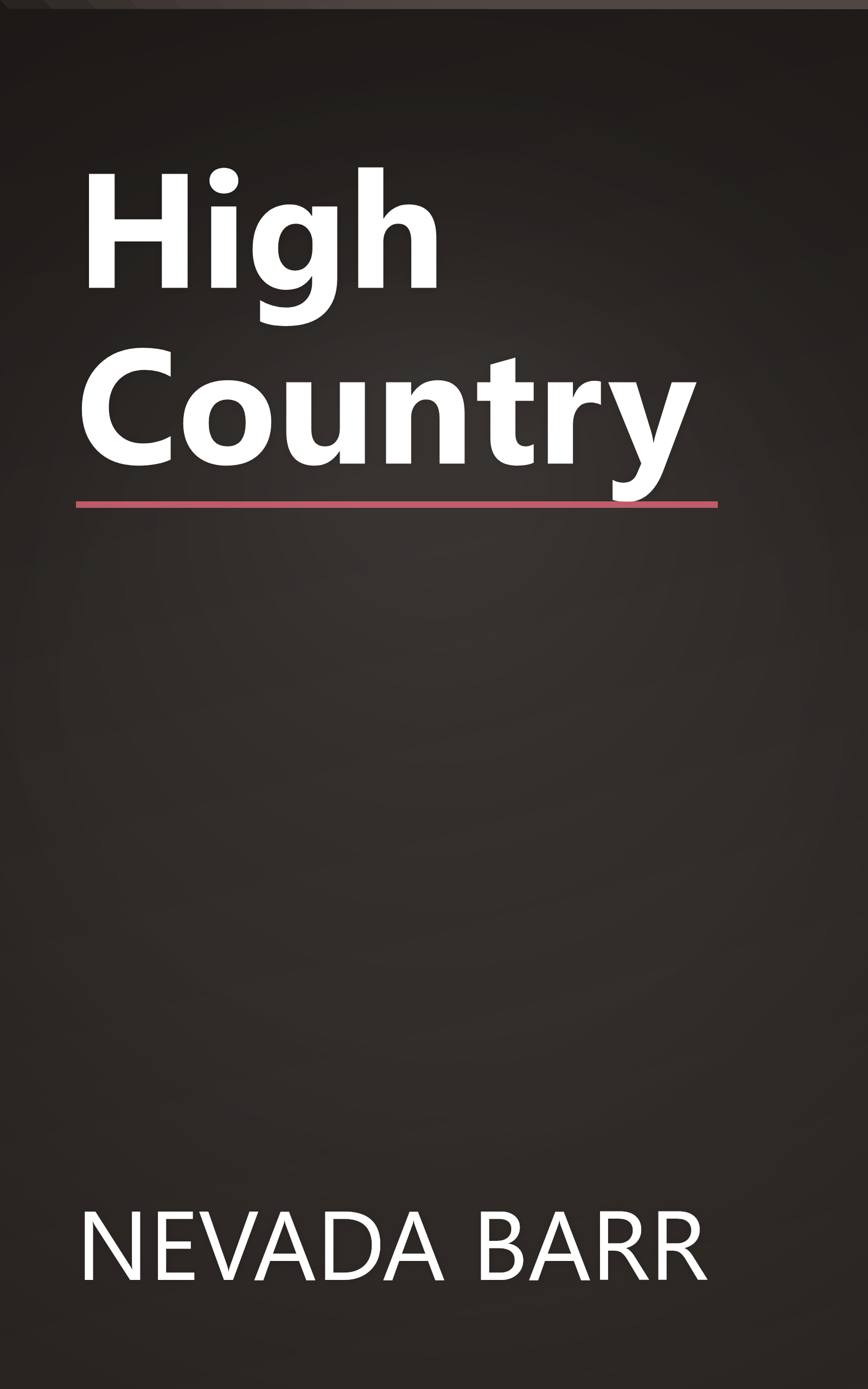 High Country book cover