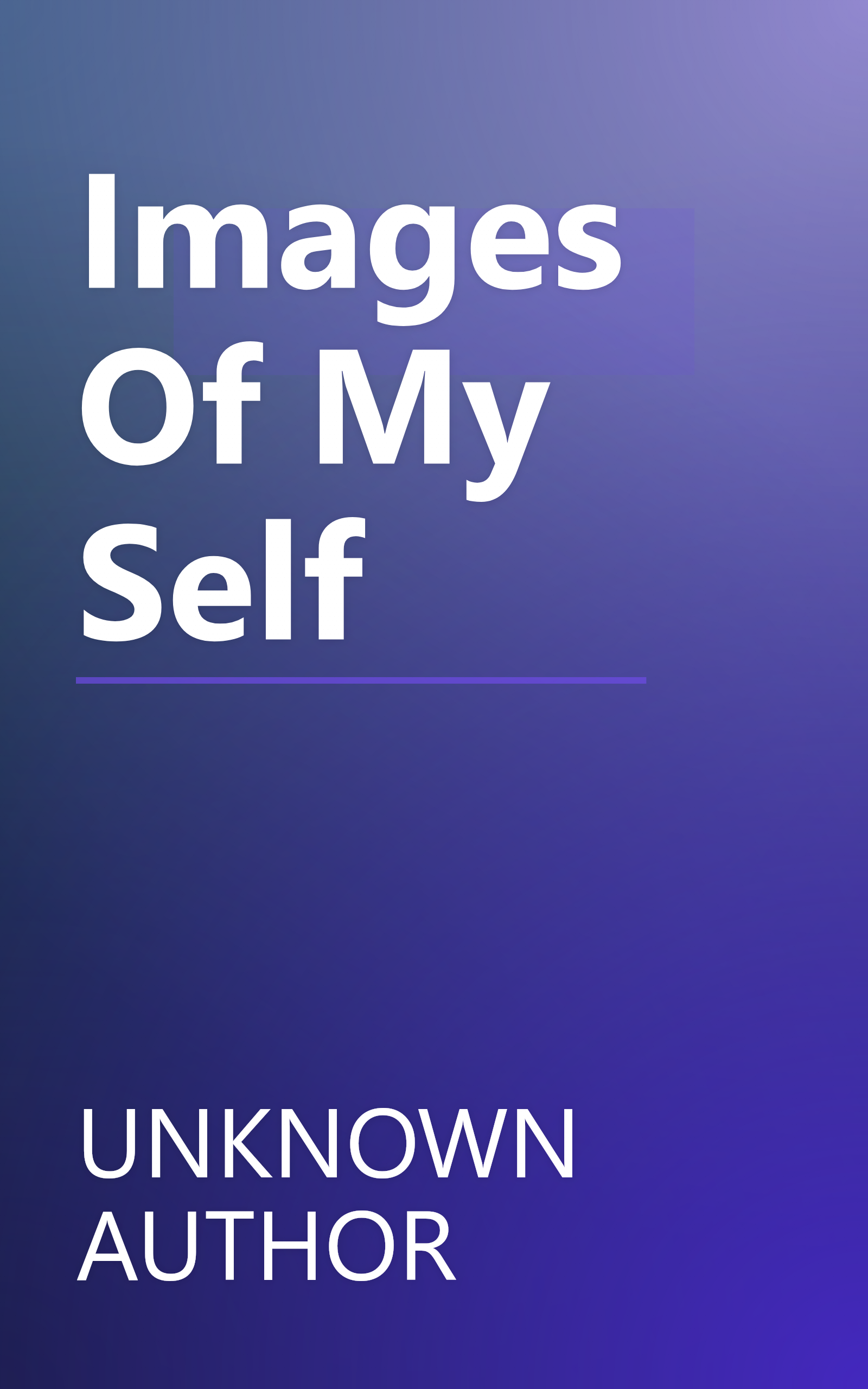 Images Of My Self book cover